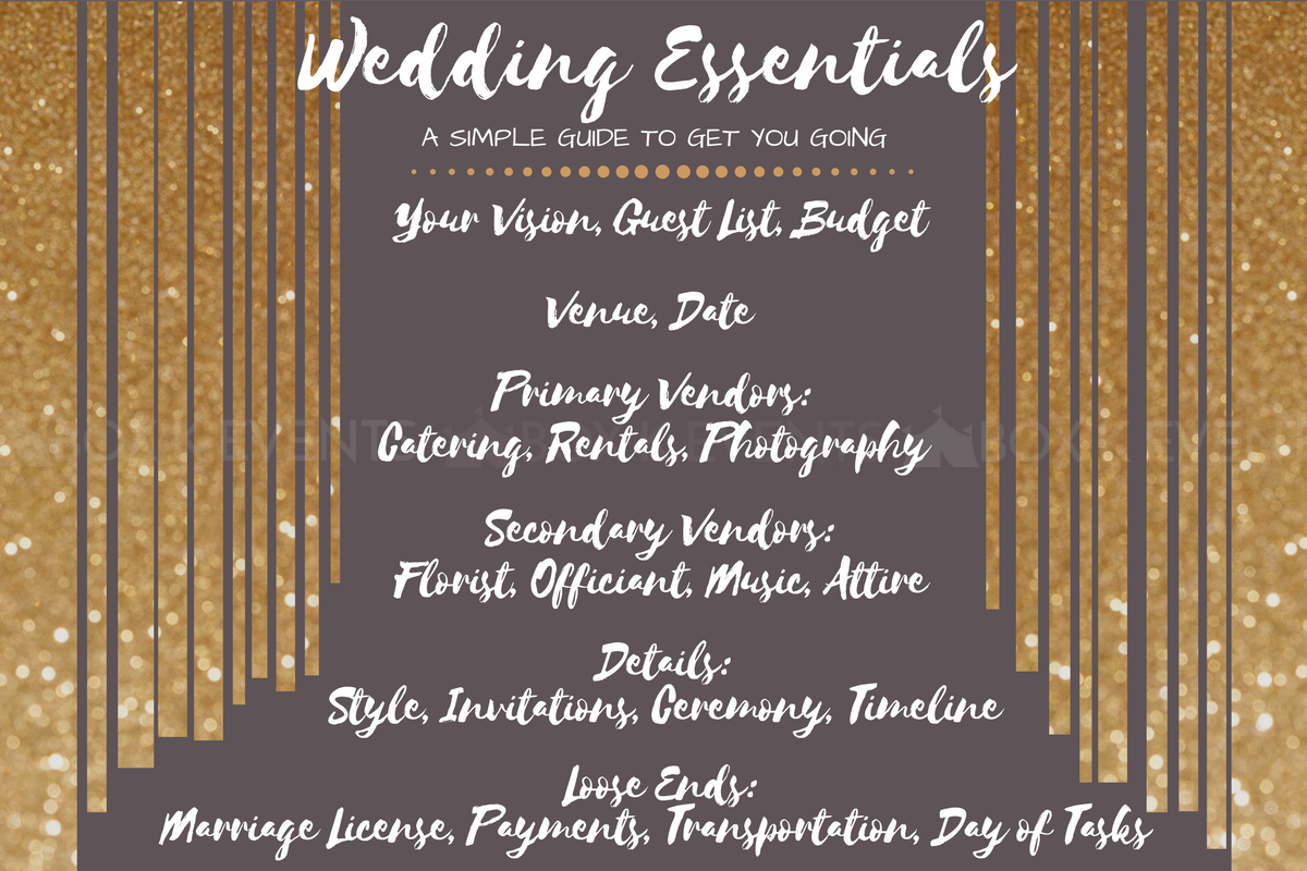 Wedding Essentials — Box K Events