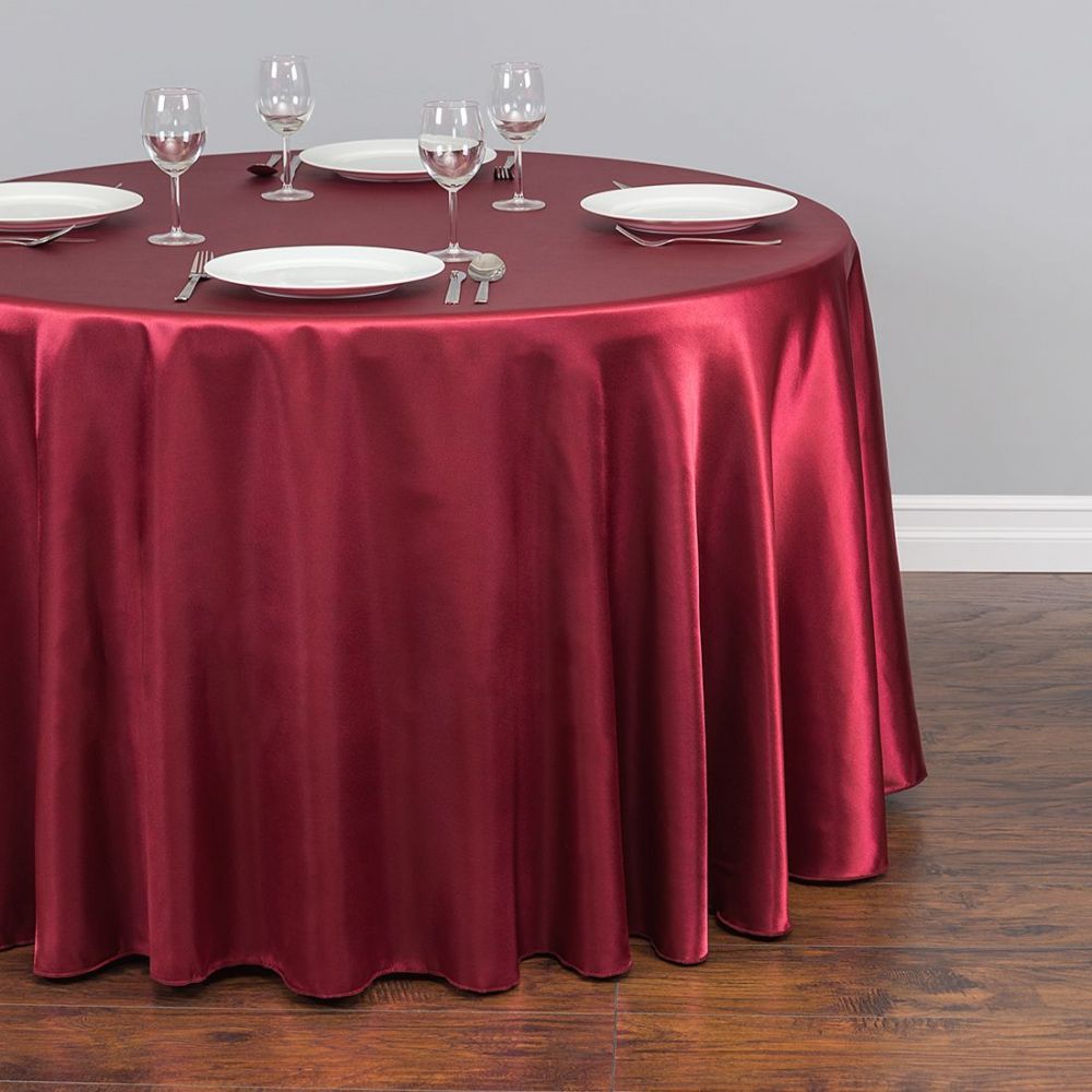 Round Linen Rental Options — Box K Events