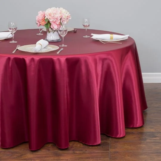 Round Linen Rental Options — Box K Events