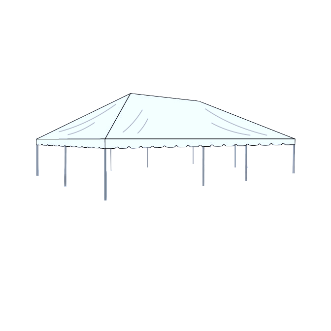 30' x 40' Frame Tent - Clear — Box K Events