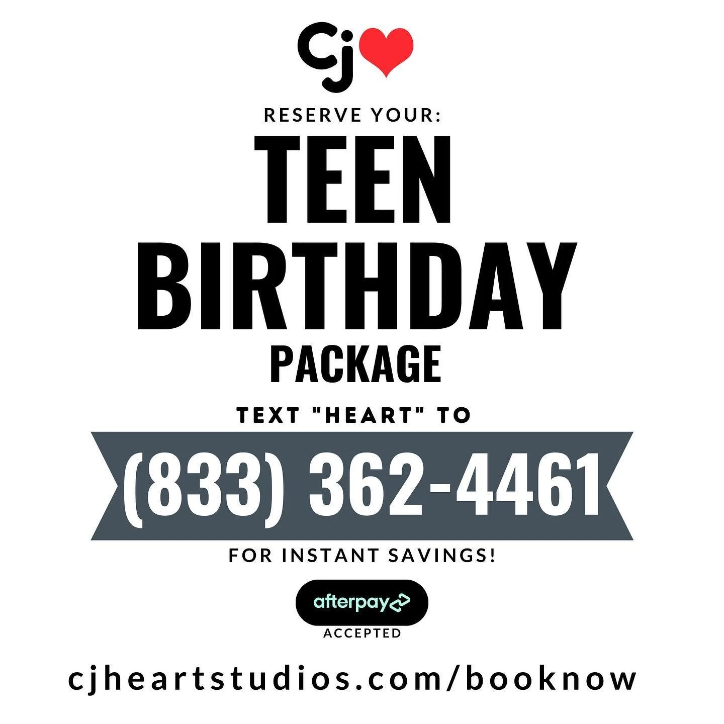 Book Your Photo Session Here — CJ Heart Studios