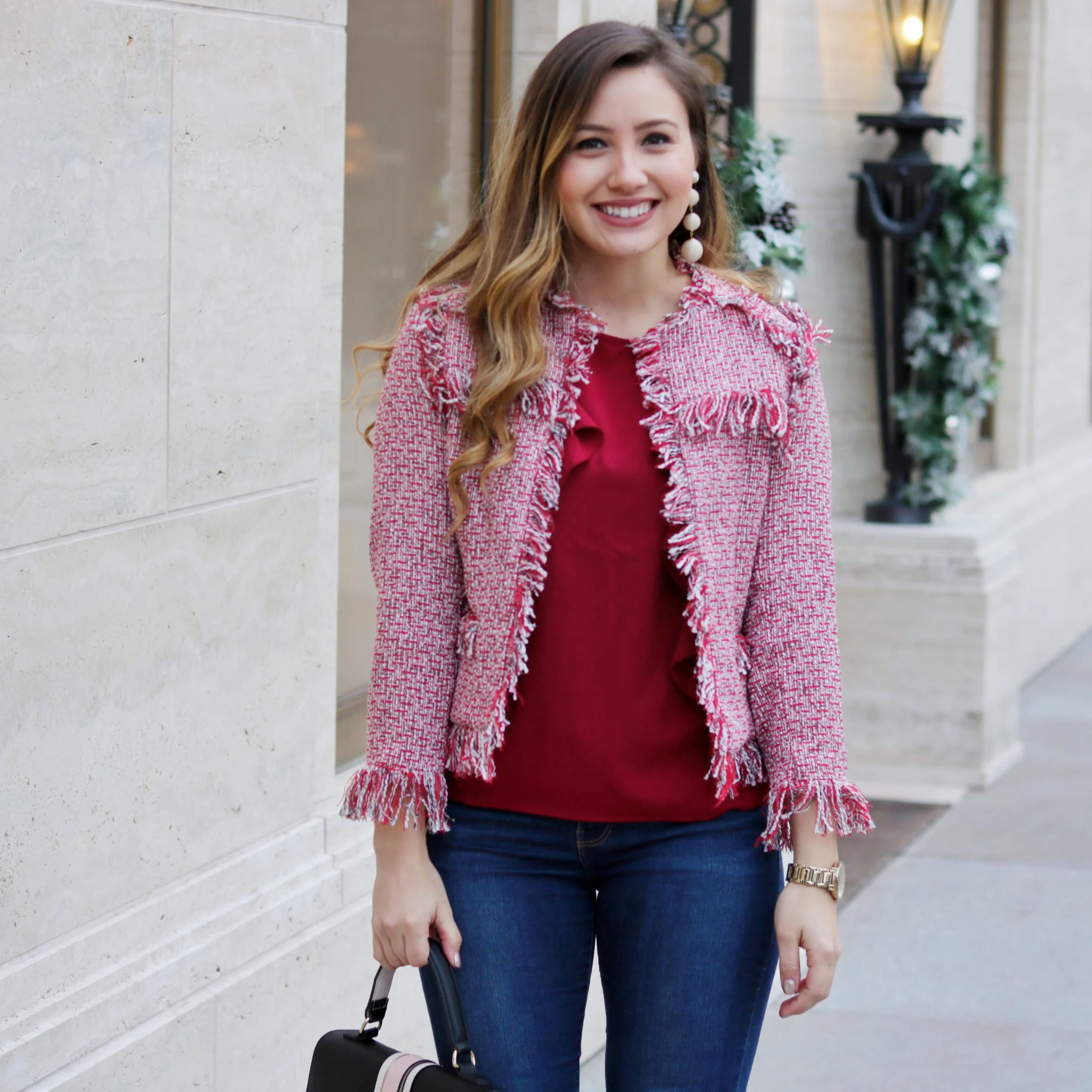 Red Tweed Jacket — Kristine's Kaleidoscope