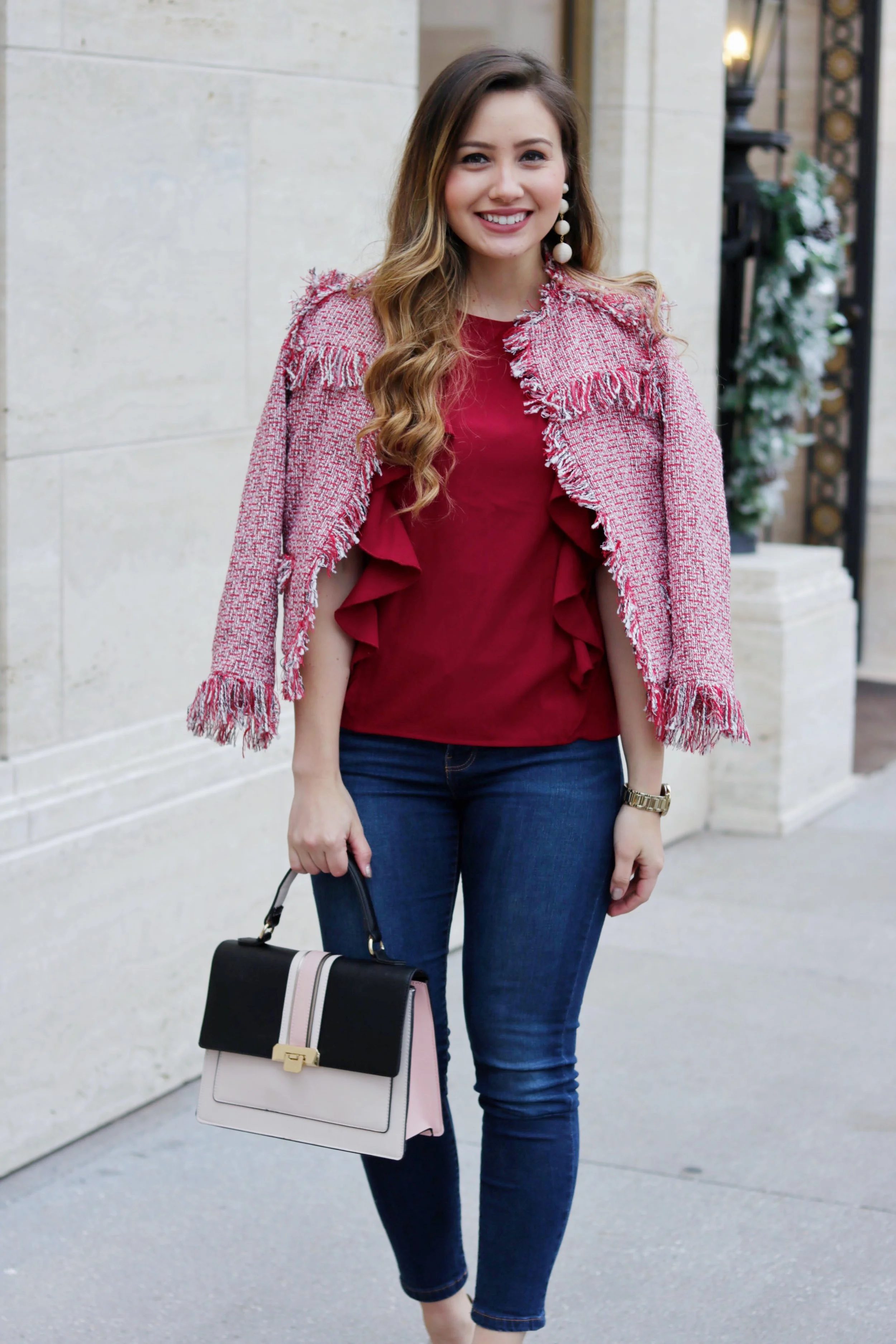 Red Tweed Jacket — Kristine's Kaleidoscope