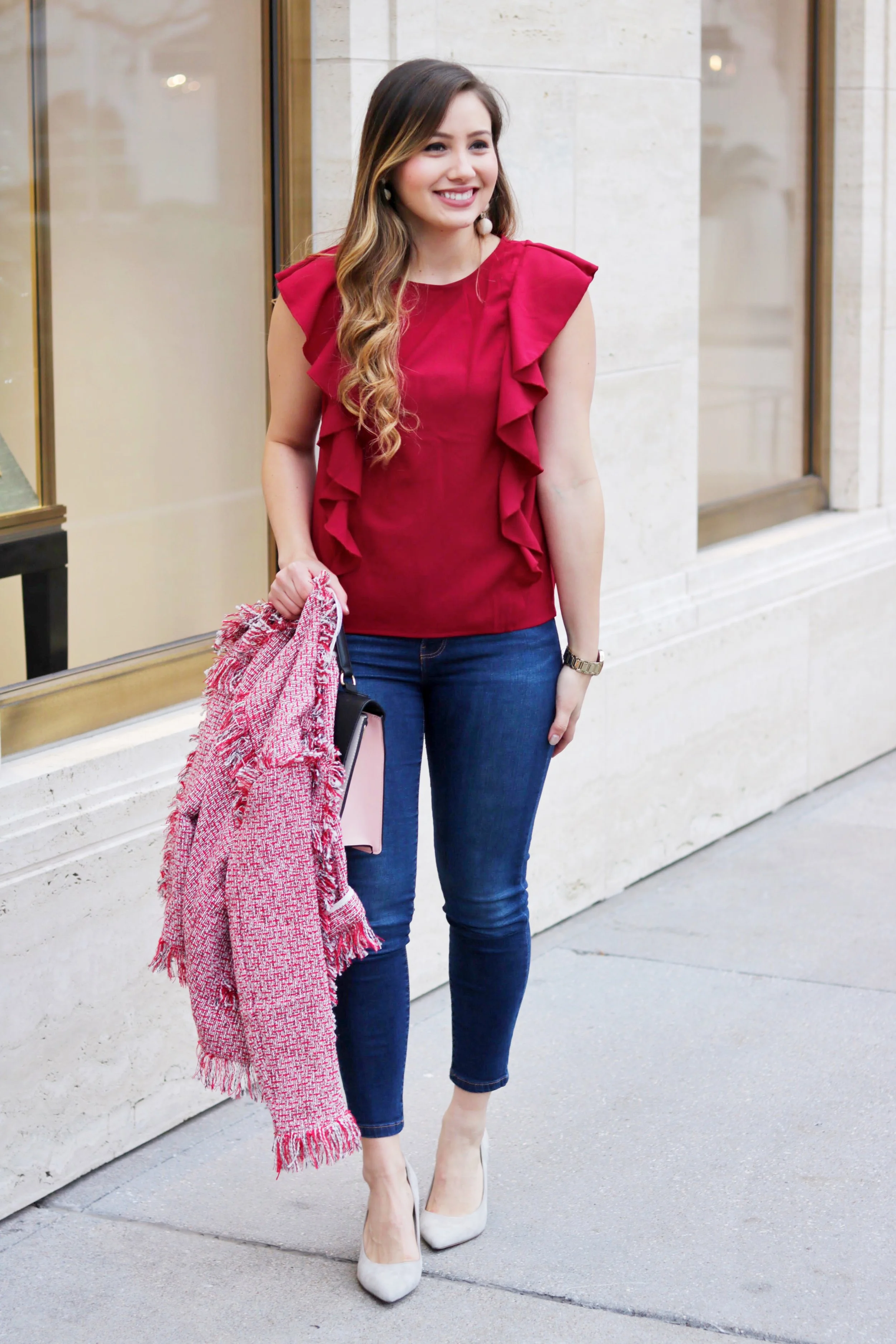 Red Tweed Jacket — Kristine's Kaleidoscope