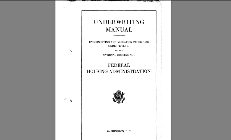 Redlining and FHA Underwriting in the Wake of the Great Depression ...