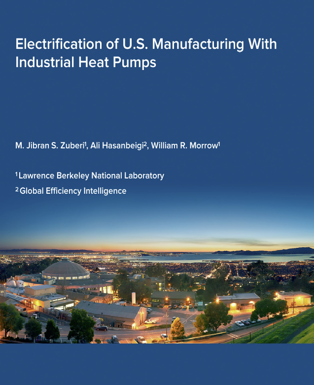 Electrification of U.S. Manufacturing With Heat Pumps — Global ...