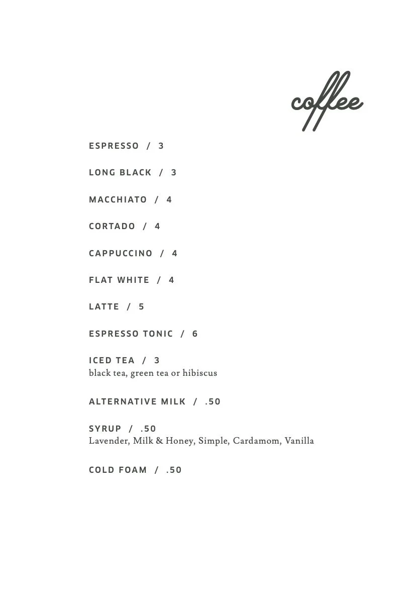 The Bar & Coffee Shop — The Wyman Hotel