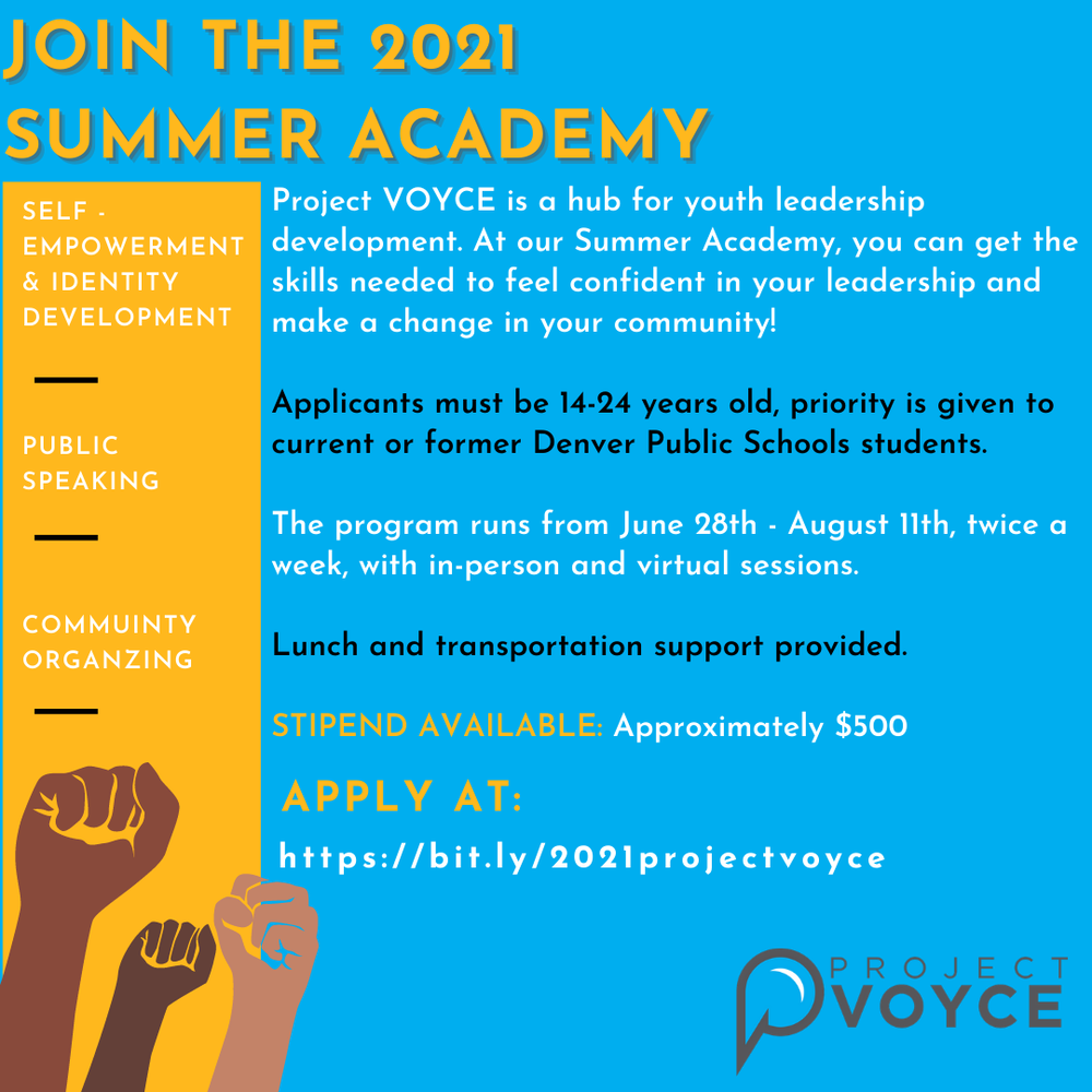 Project VOYCE Summer Academy — Project VOYCE