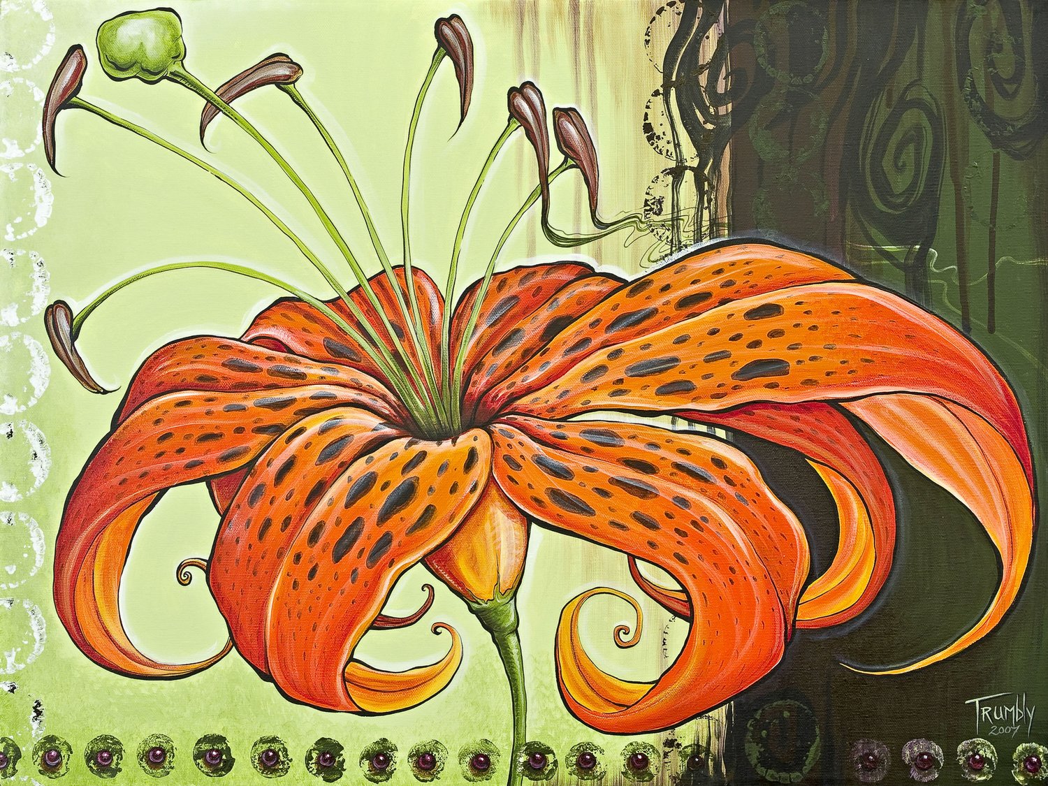 Tiger Lily Paintings