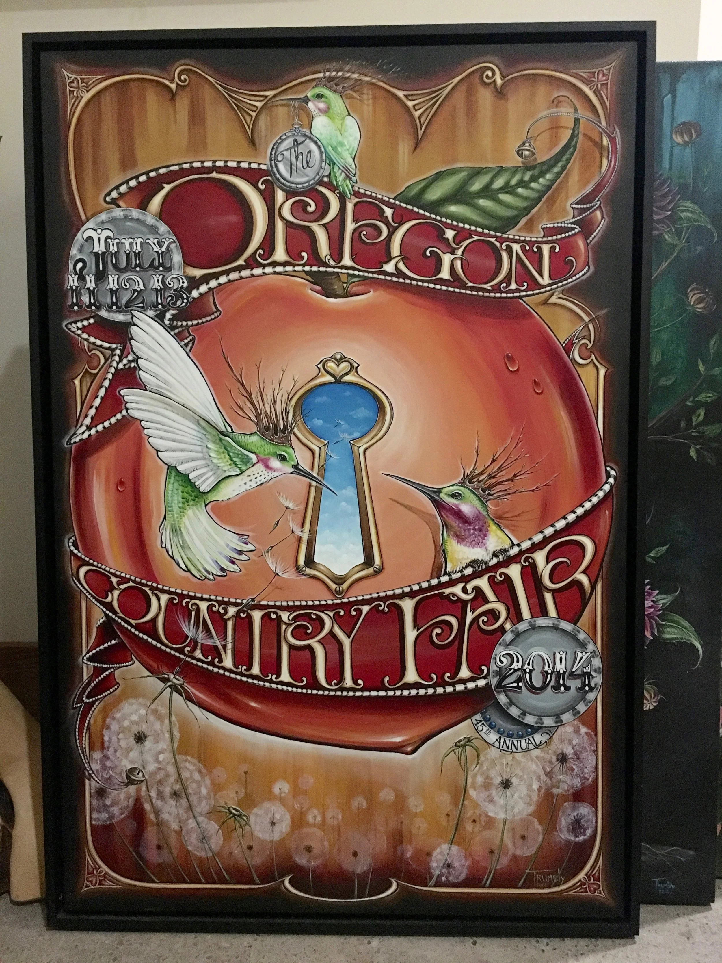 The 2014 Oregon Country Fair poster — Shanna Trumbly