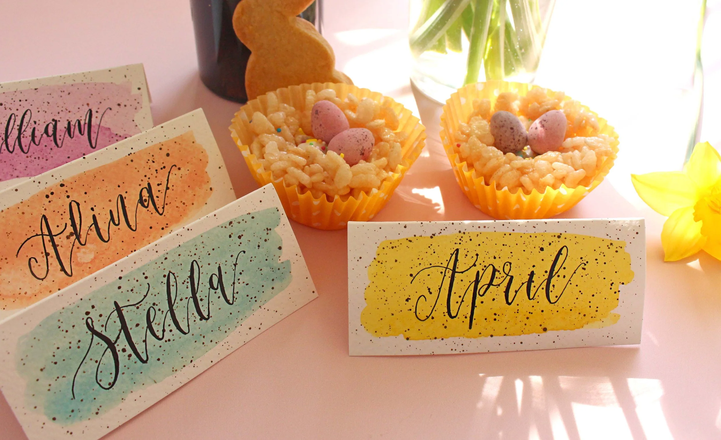 Mini Egg Easter Place Cards - Step by step tutorial - Modern ...