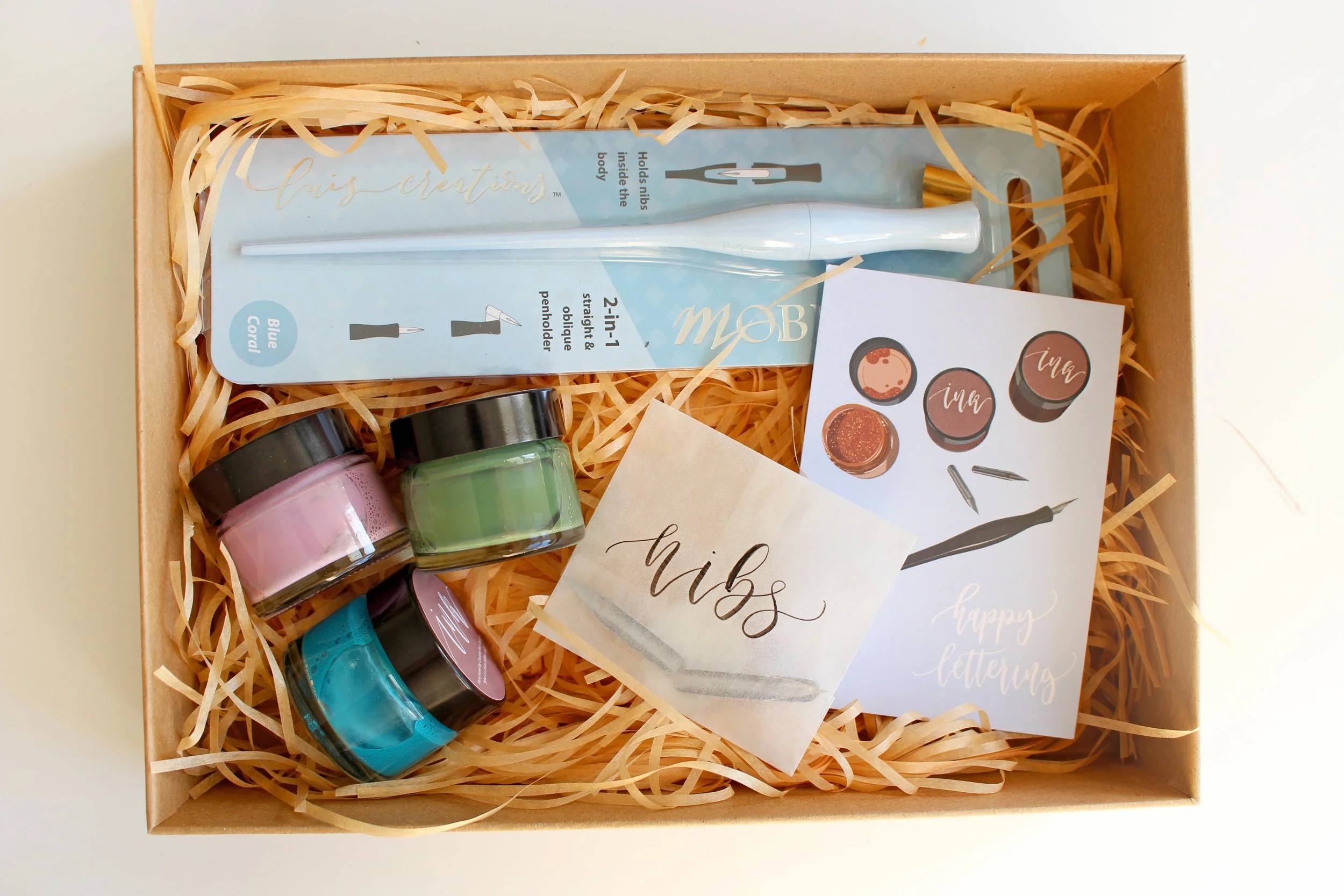 Beginner Lettering Kits, Printable Calligraphy Worksheets, Hand Mixed ...