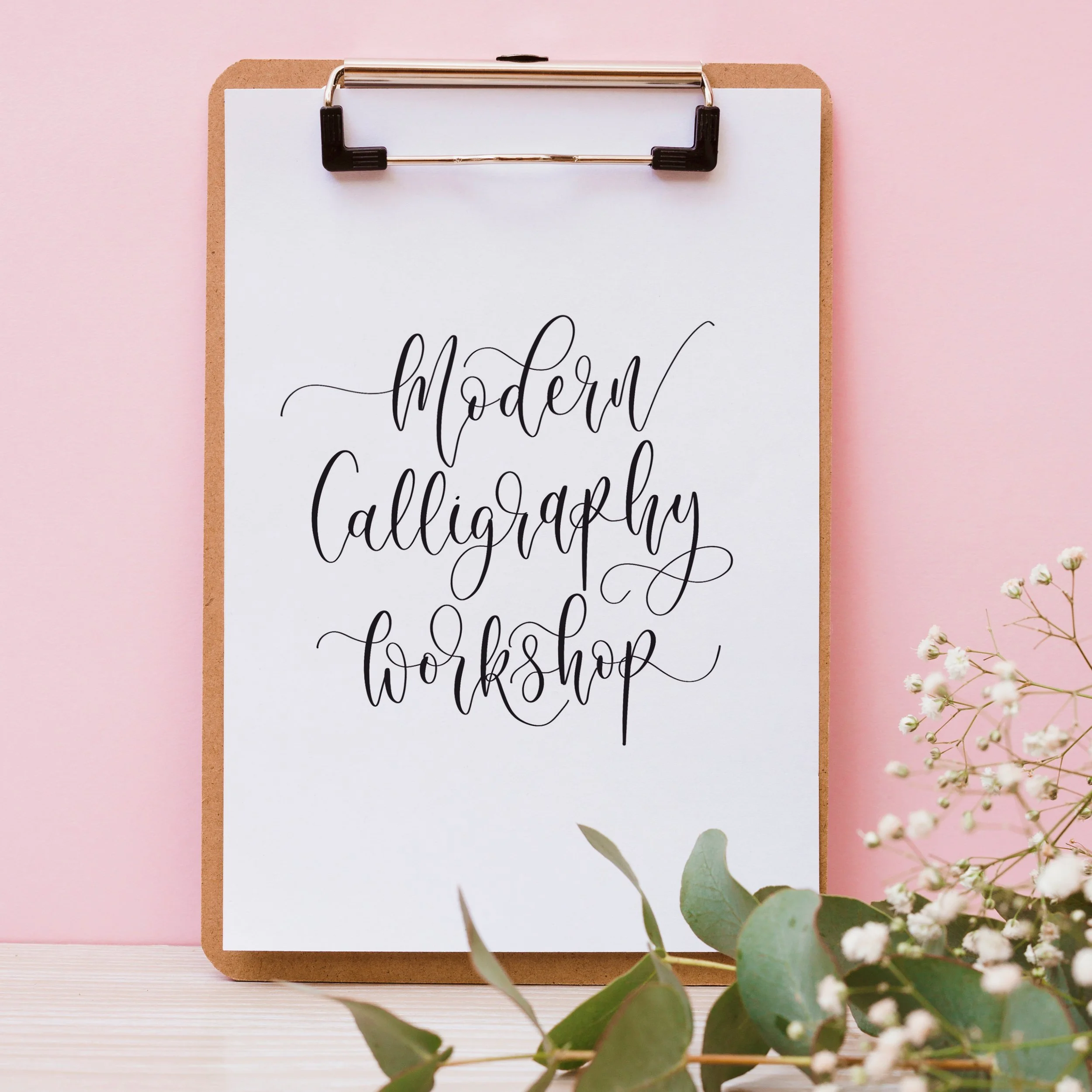 In Person Workshops - Modern Calligraphy Courses and Resources