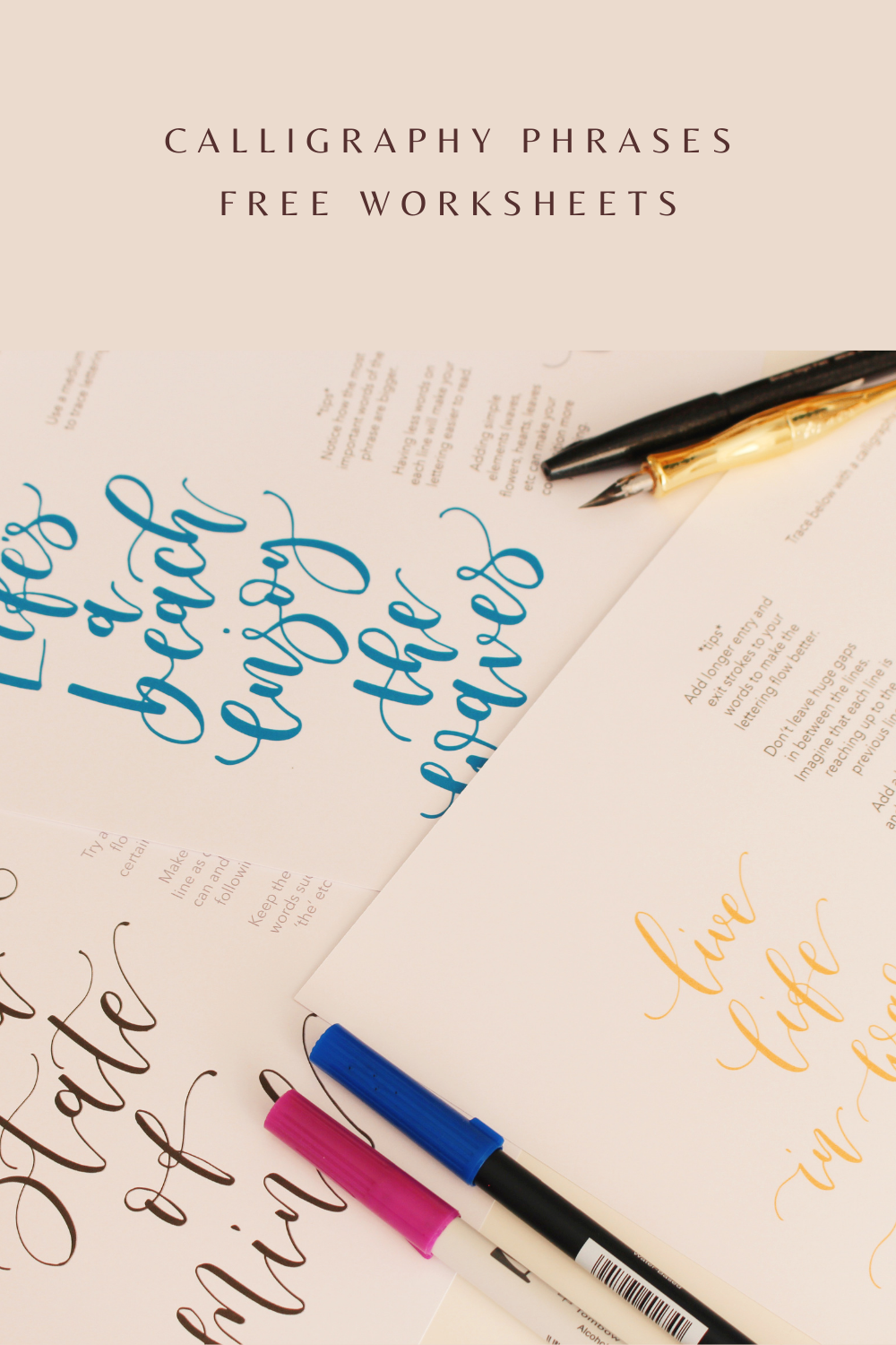 Simple Calligraphy Lines