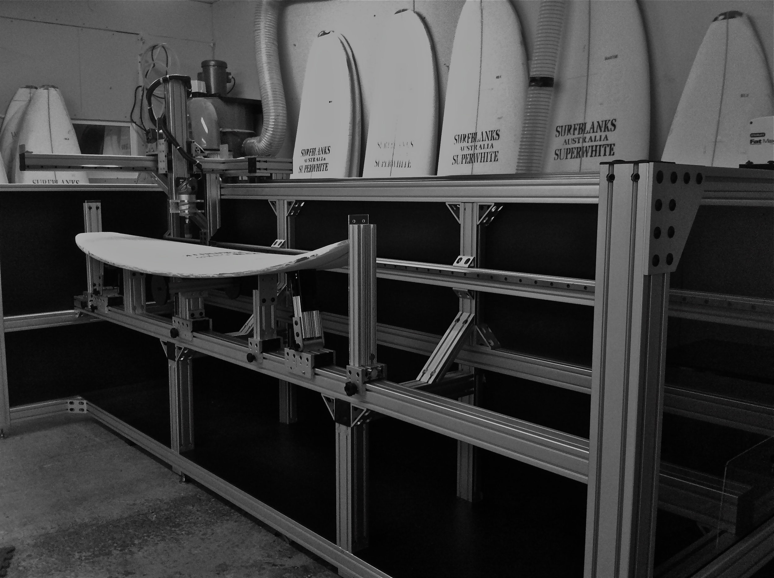 www.precisionshaper.com surfboard shaping machine