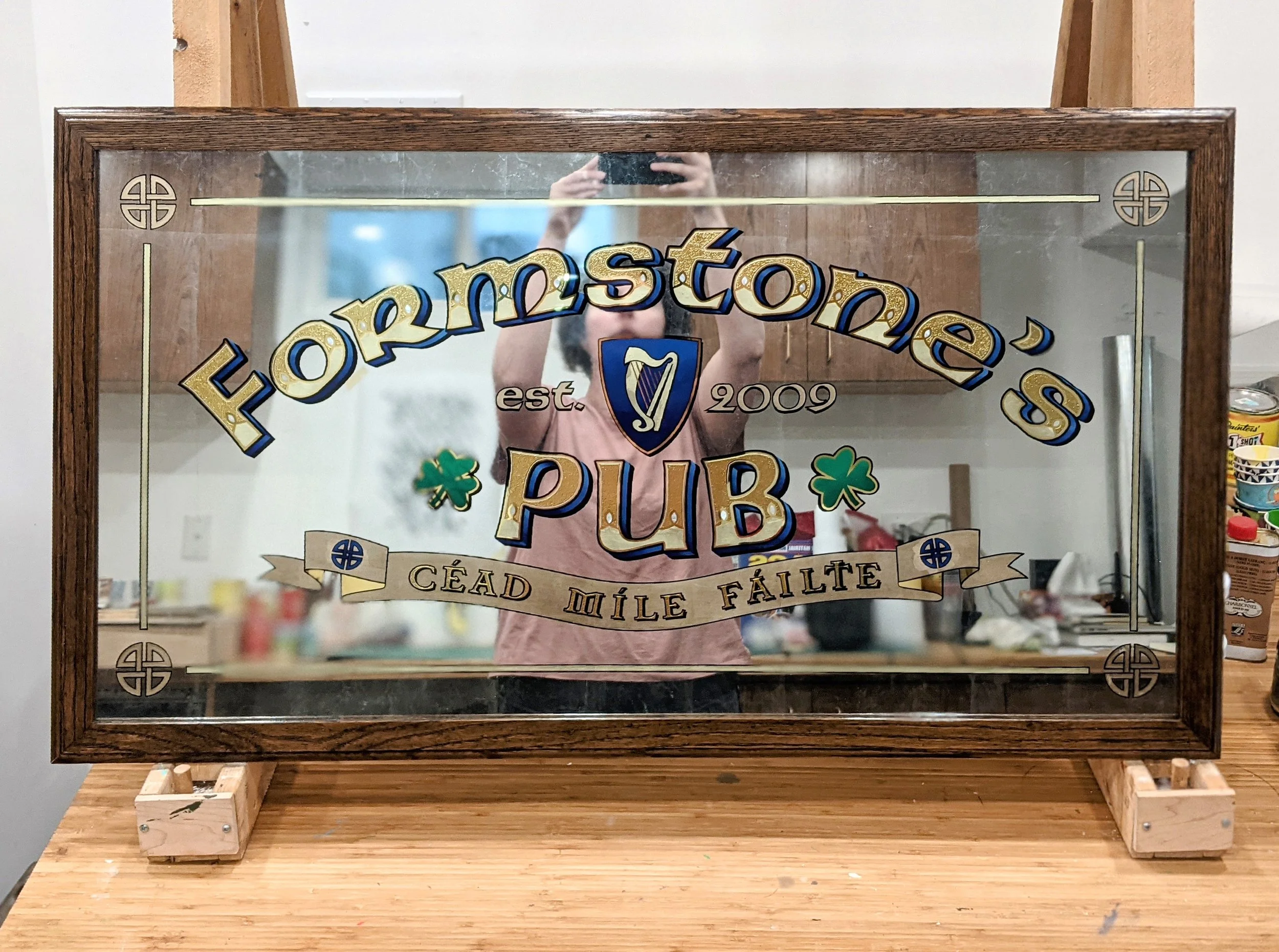 Reverse Glass Gilding Konanz Co