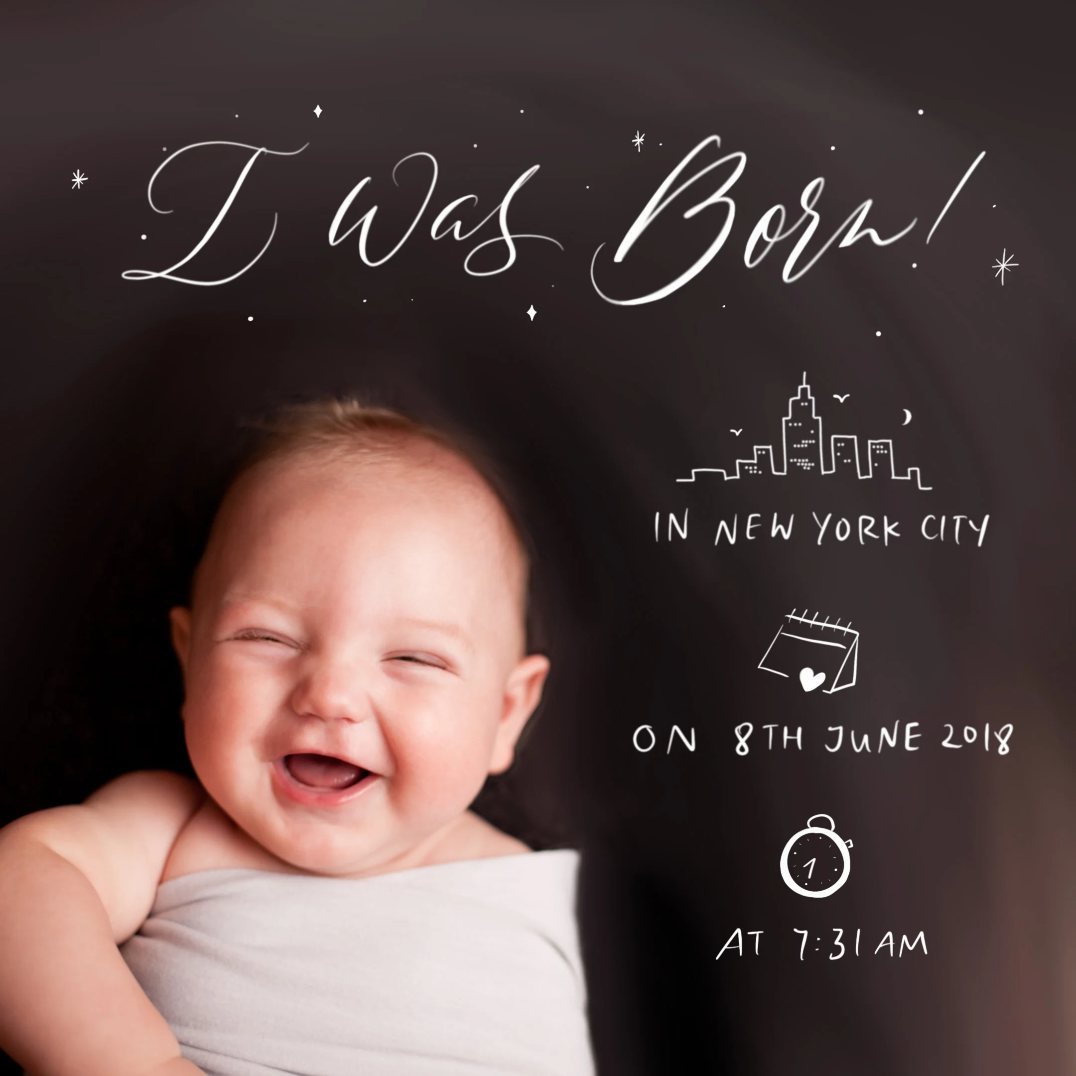 Precious (Baby Photo App) | Ad Designs — Leah Design | Custom Hand ...