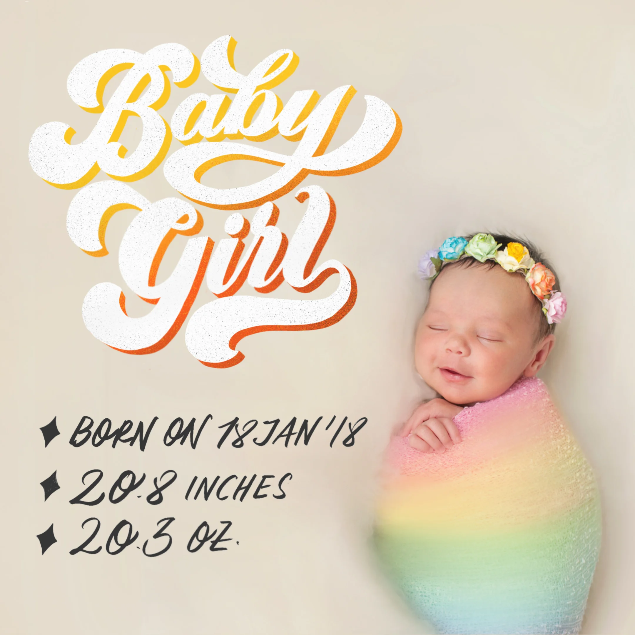 Precious (Baby Photo App) | Ad Designs — Leah Design | Custom Hand ...