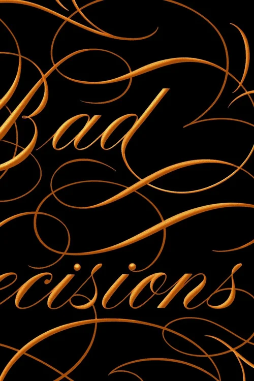 Bad Decisions | Script Lettering Song Title Design — Leah Design ...