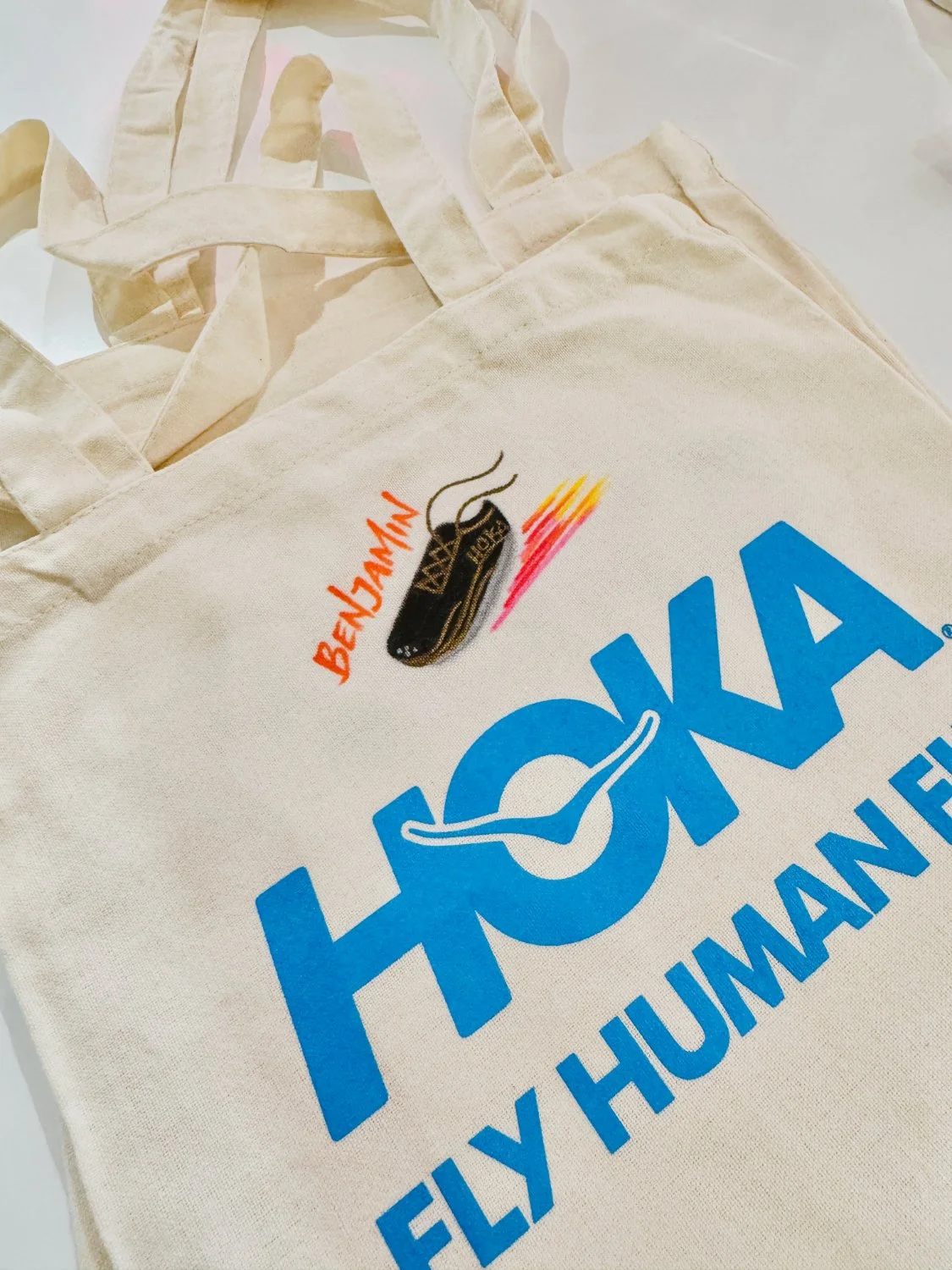 HOKA | Tote Bag Illustration & Lettering @ Footlocker — Leah Design ...