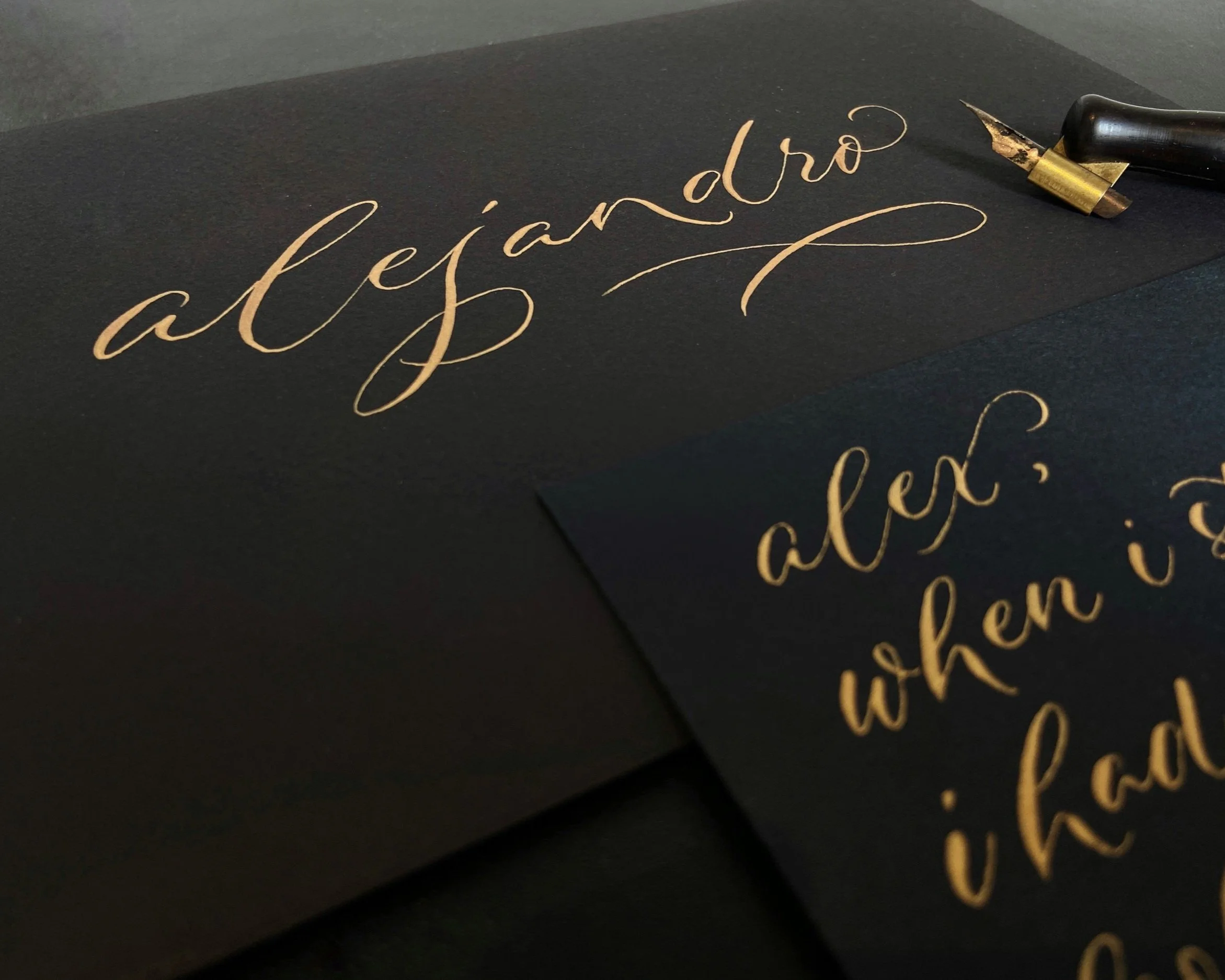 Personalised Wine & Champagne: Custom Calligraphy & Engraving — Leah ...