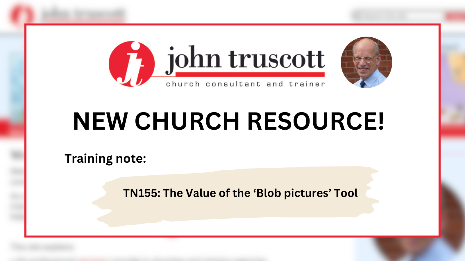 New Resource from John Truscott — UCAN | UK Church Administrator Network