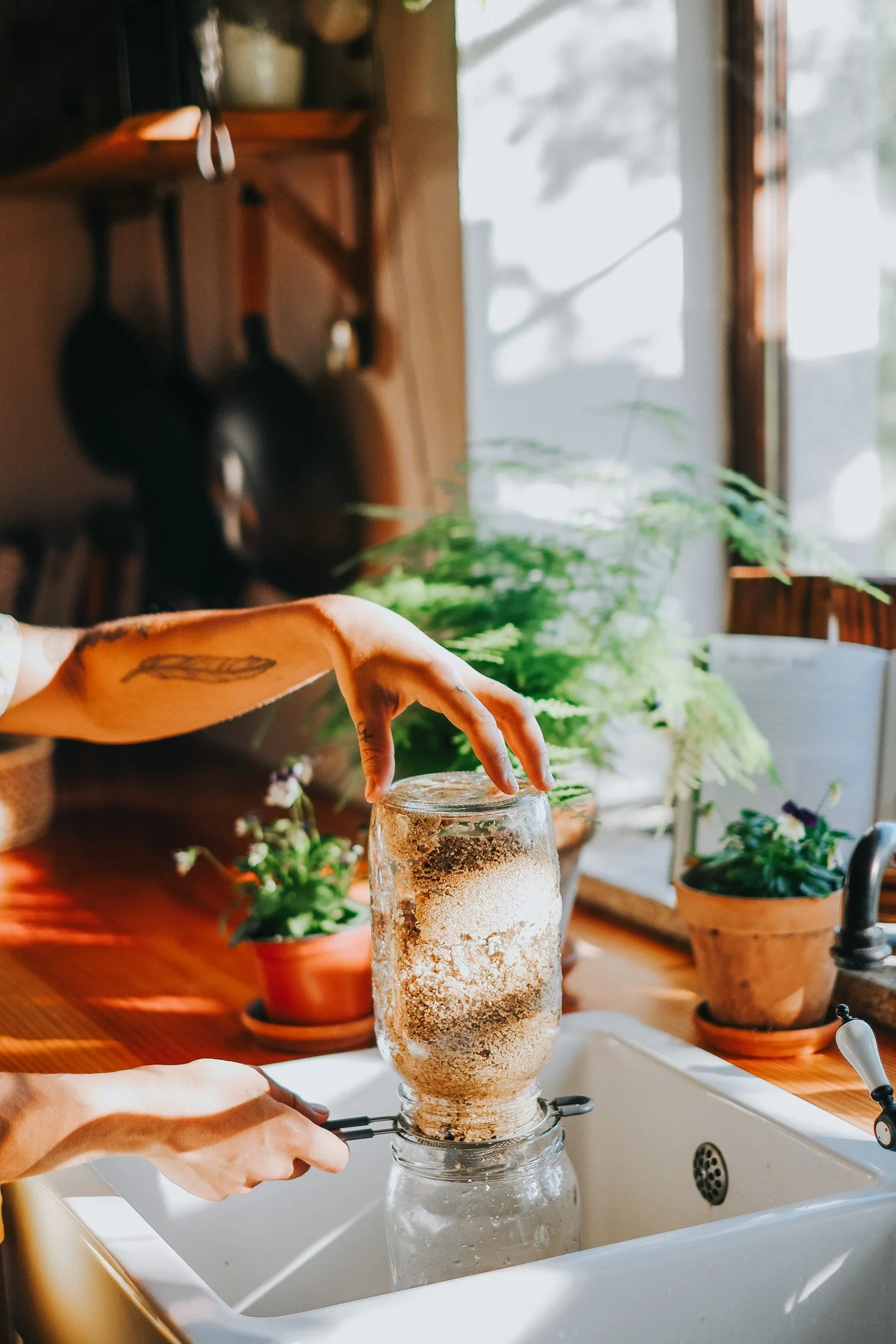how to make acorn flour — OLIVE TREES + MOON