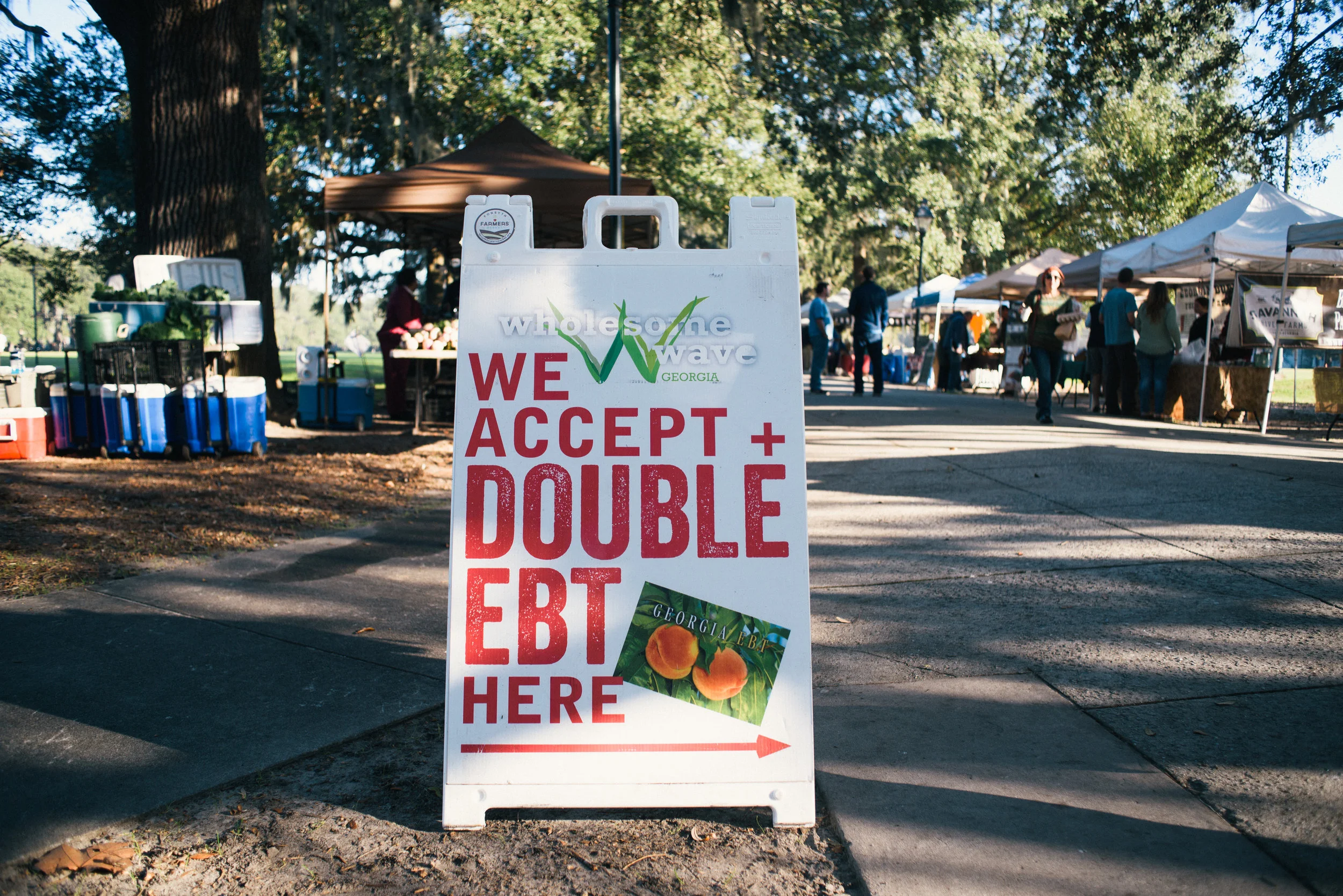 Forsyth Farmers Market In Savannah, Georgia