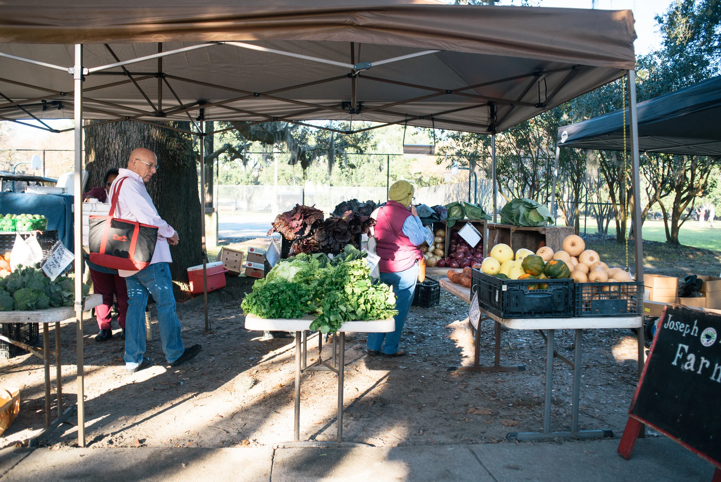 Forsyth Farmers Market In Savannah, Georgia