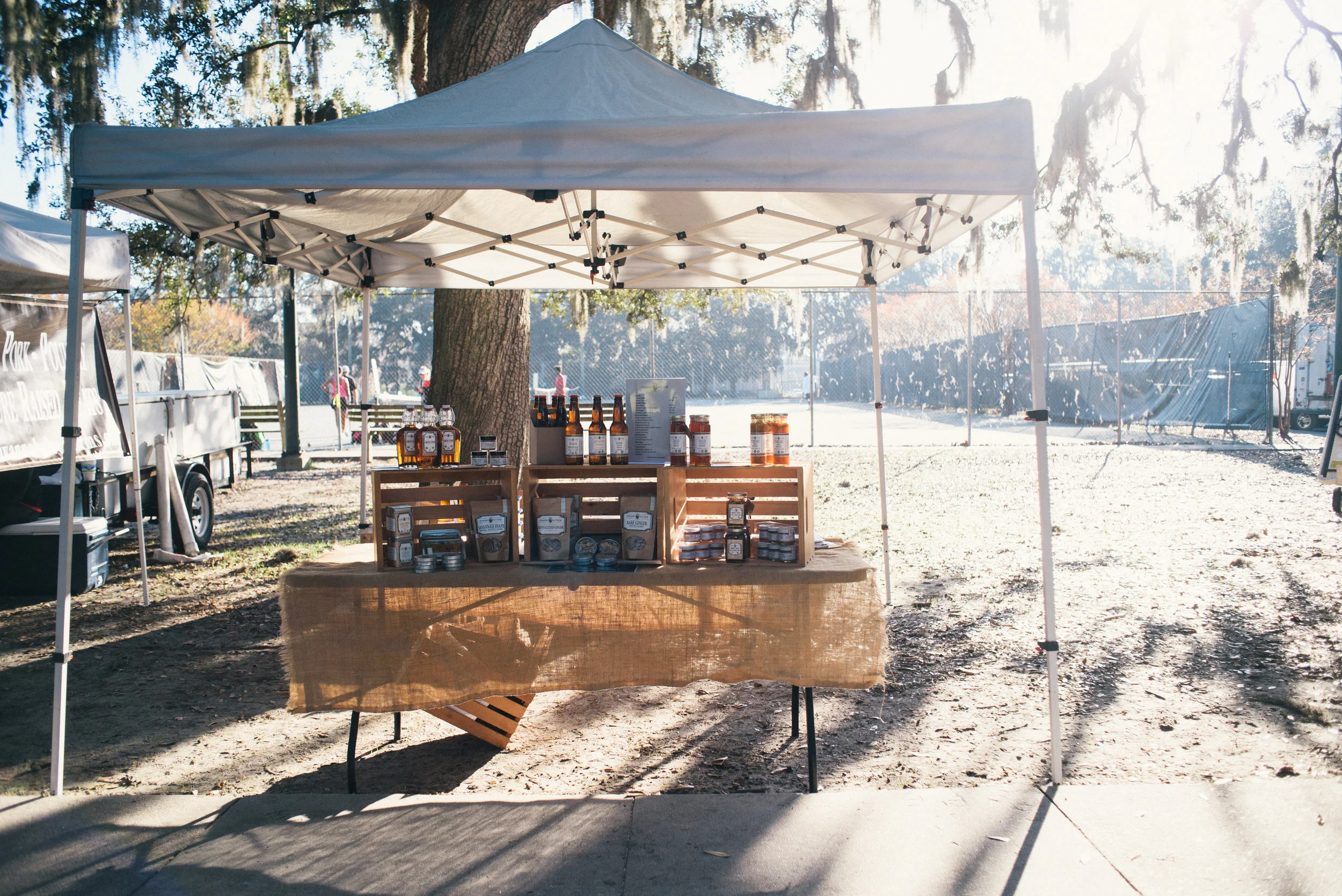 Forsyth Farmers Market In Savannah, Georgia