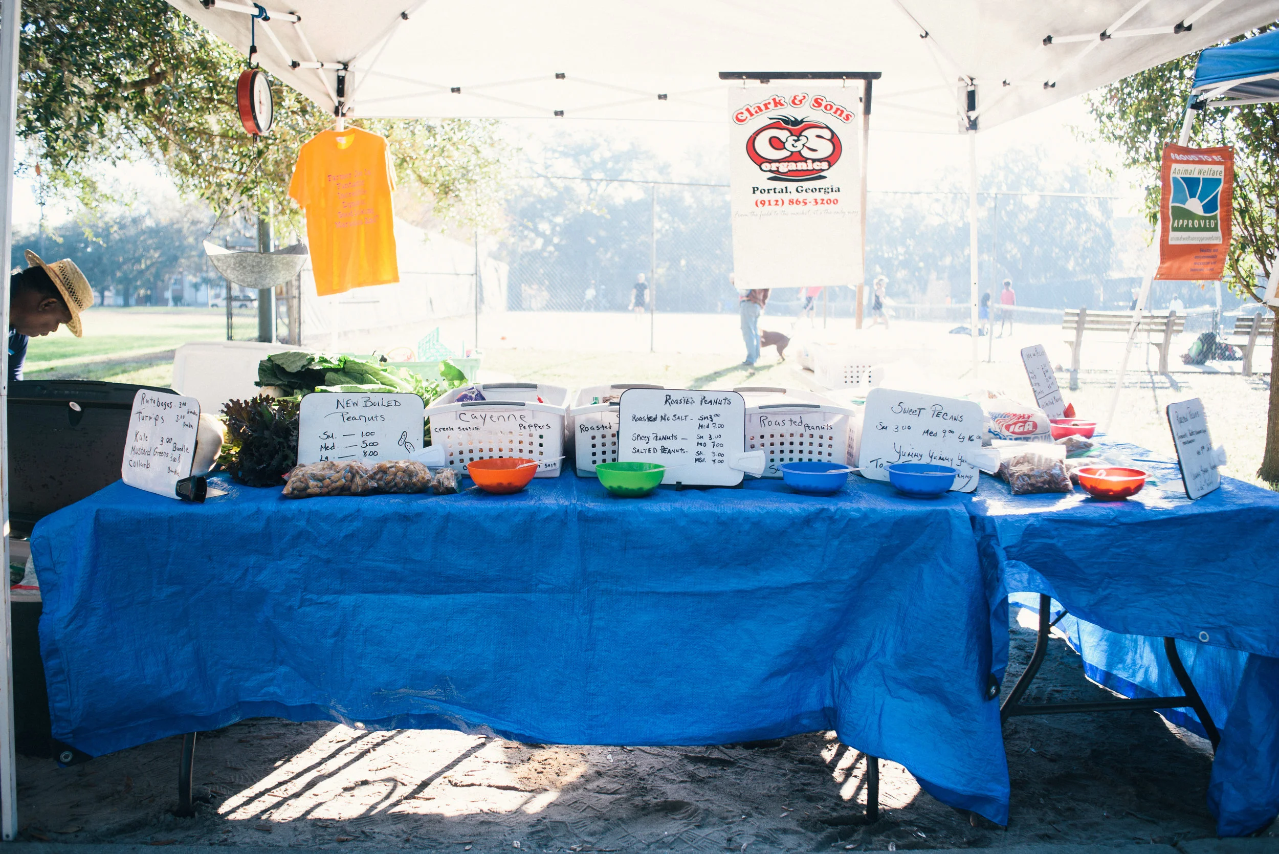 Forsyth Farmers Market In Savannah, Georgia