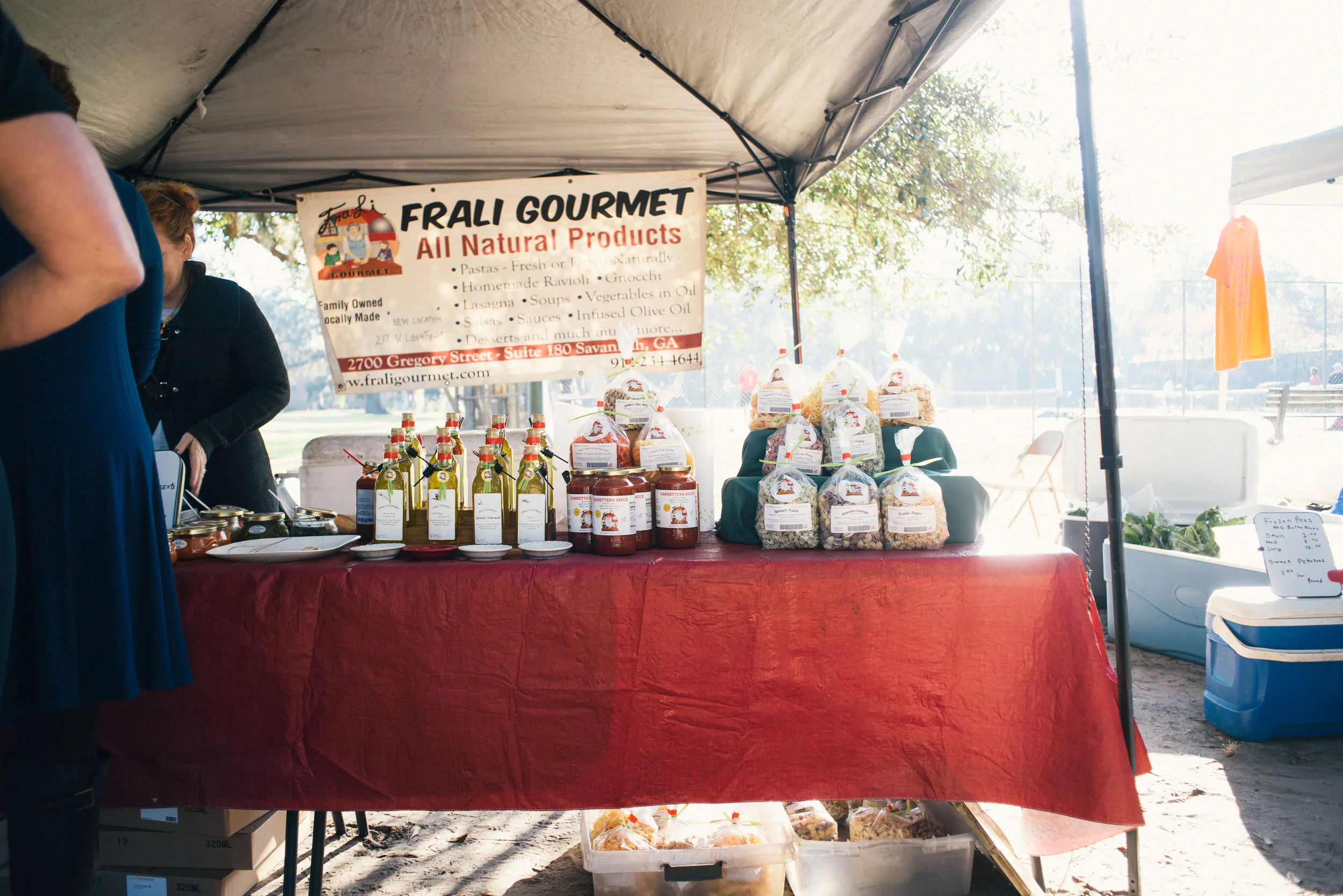 Forsyth Farmers Market In Savannah, Georgia