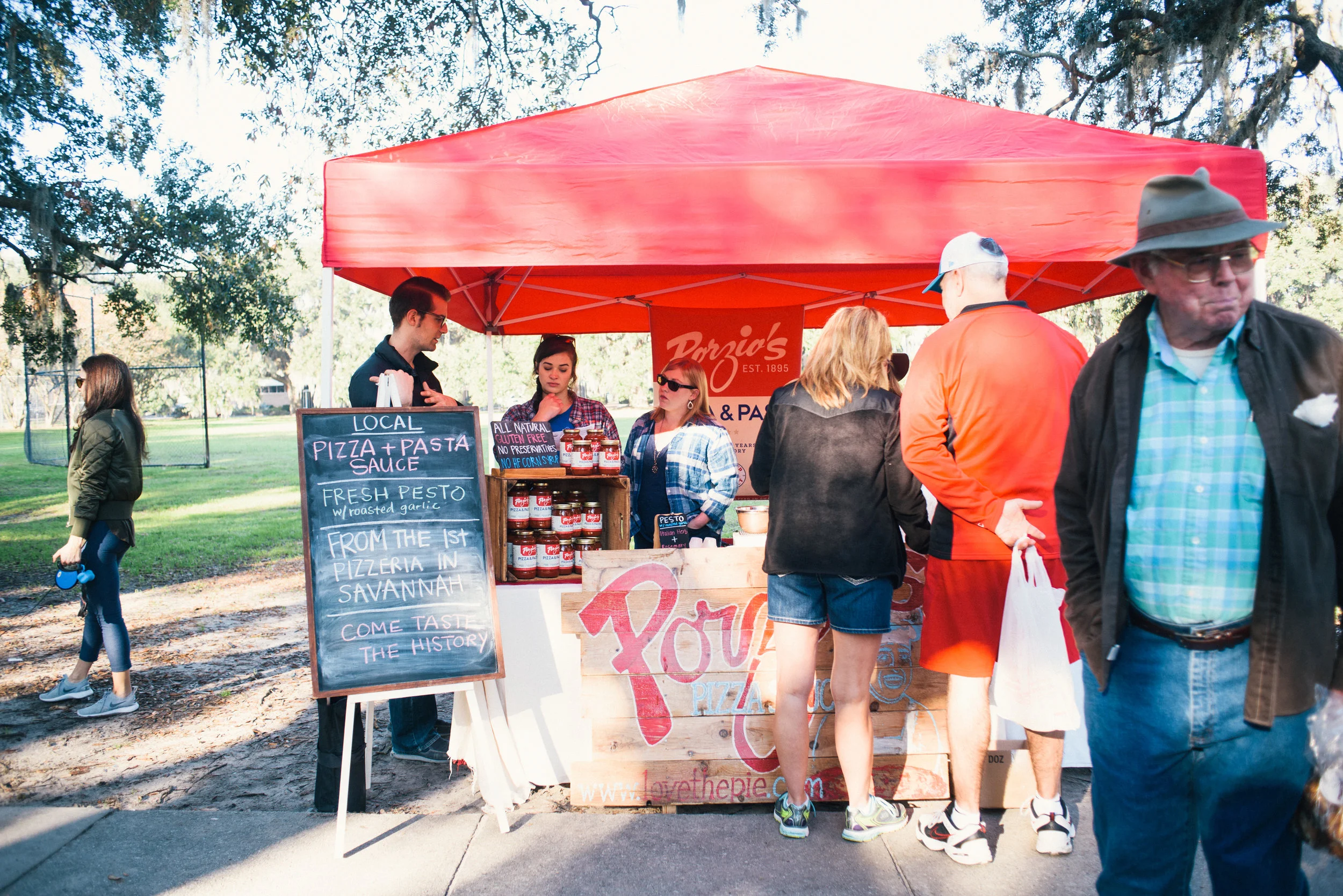 Forsyth Farmers Market In Savannah, Georgia