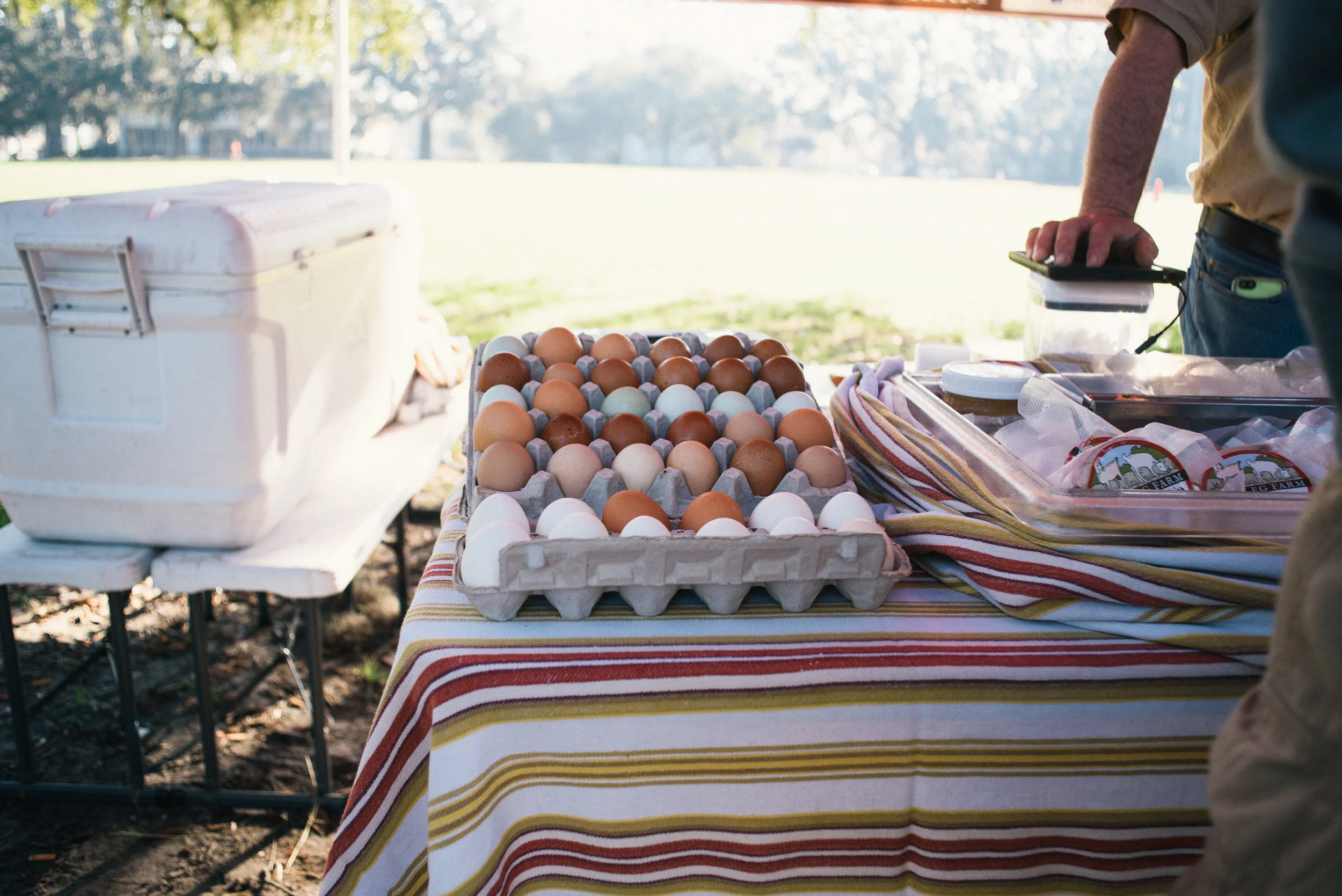 Forsyth Farmers Market In Savannah, Georgia