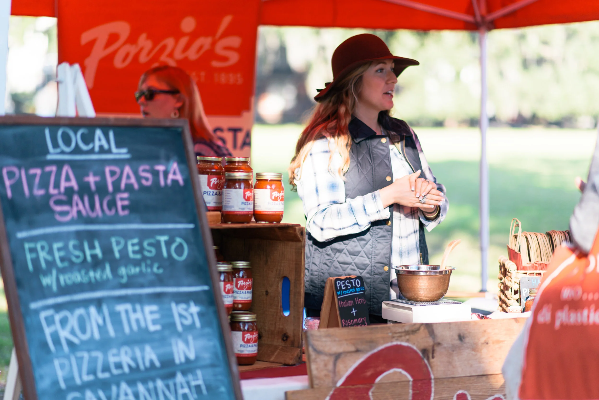 Forsyth Farmers Market In Savannah, Georgia