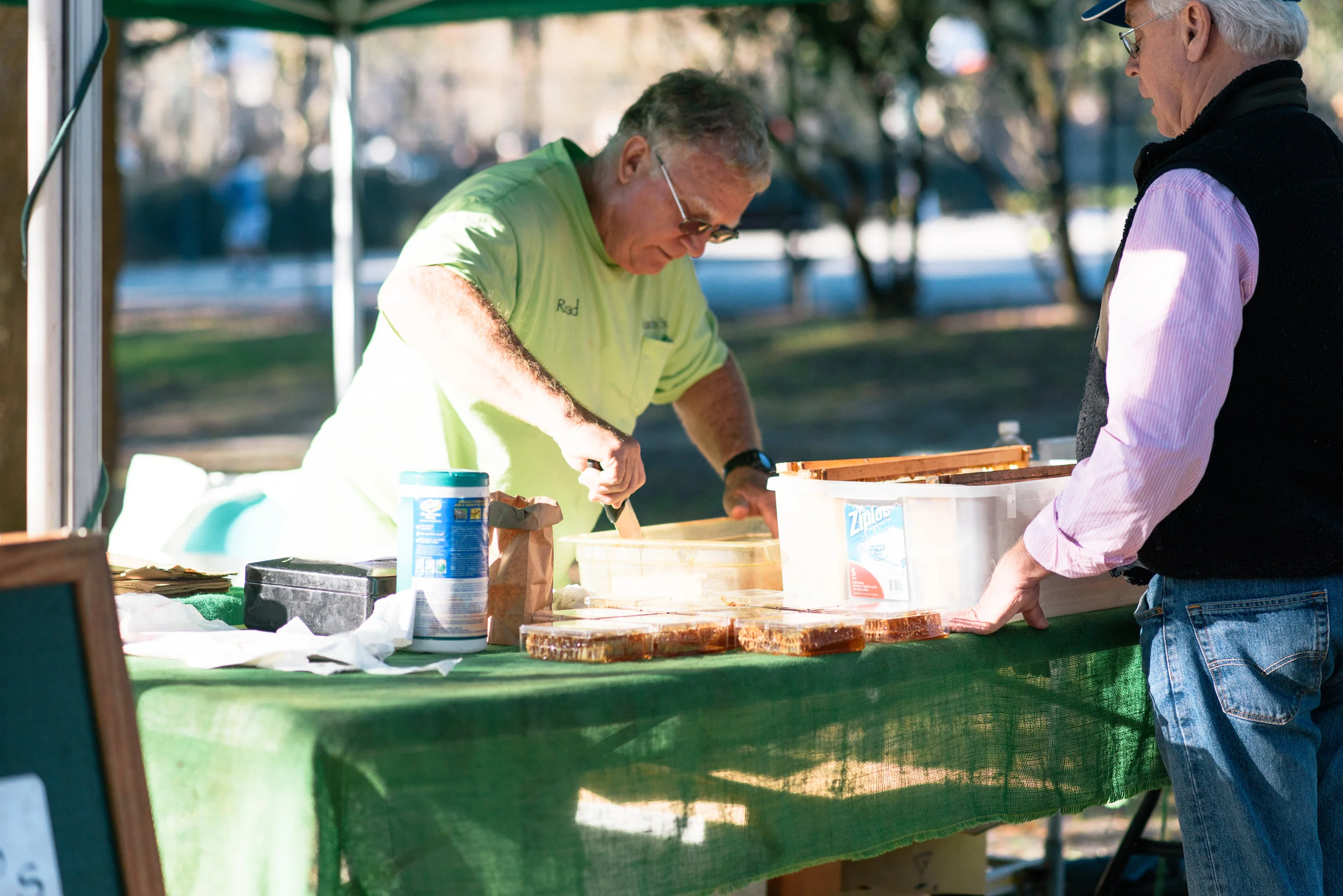 Forsyth Farmers Market In Savannah, Georgia