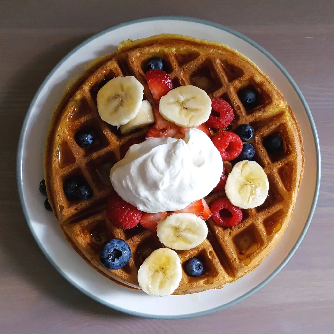 Belgian Buttermilk Waffles — the toasted almond