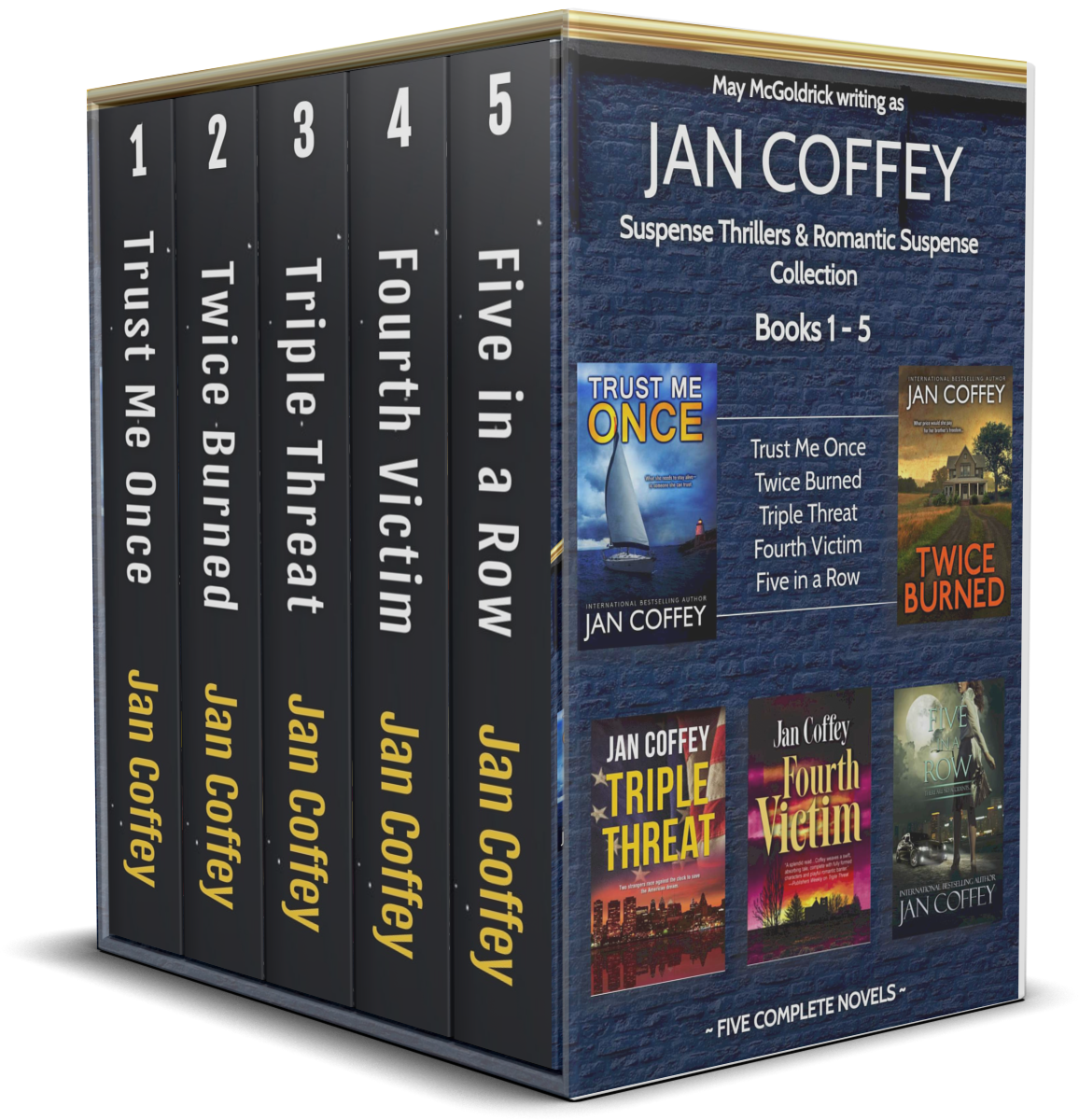 Suspense Thrillers and Romantic Suspense Box Set: Books 1-5 — May ...