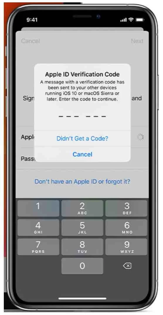 apple dep two factor authentication