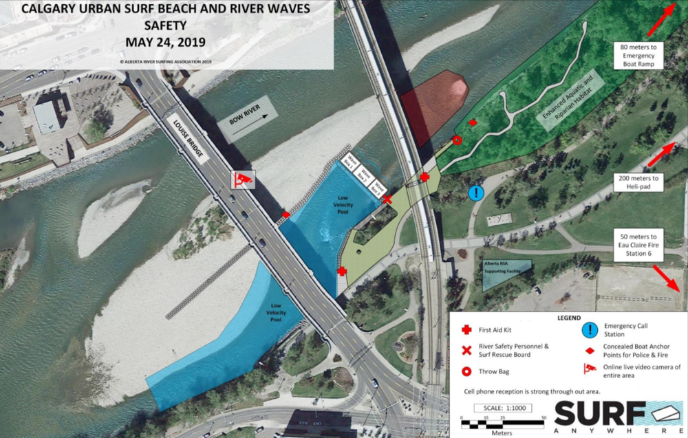 Calgary River Wave Park — Alberta River Surfing Association