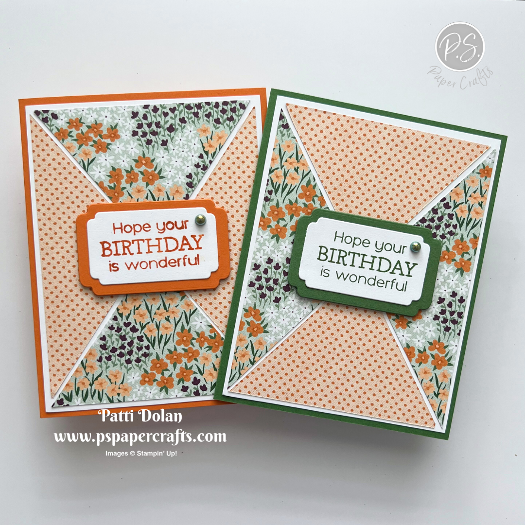 Triangle Cards — P.S. Paper Crafts