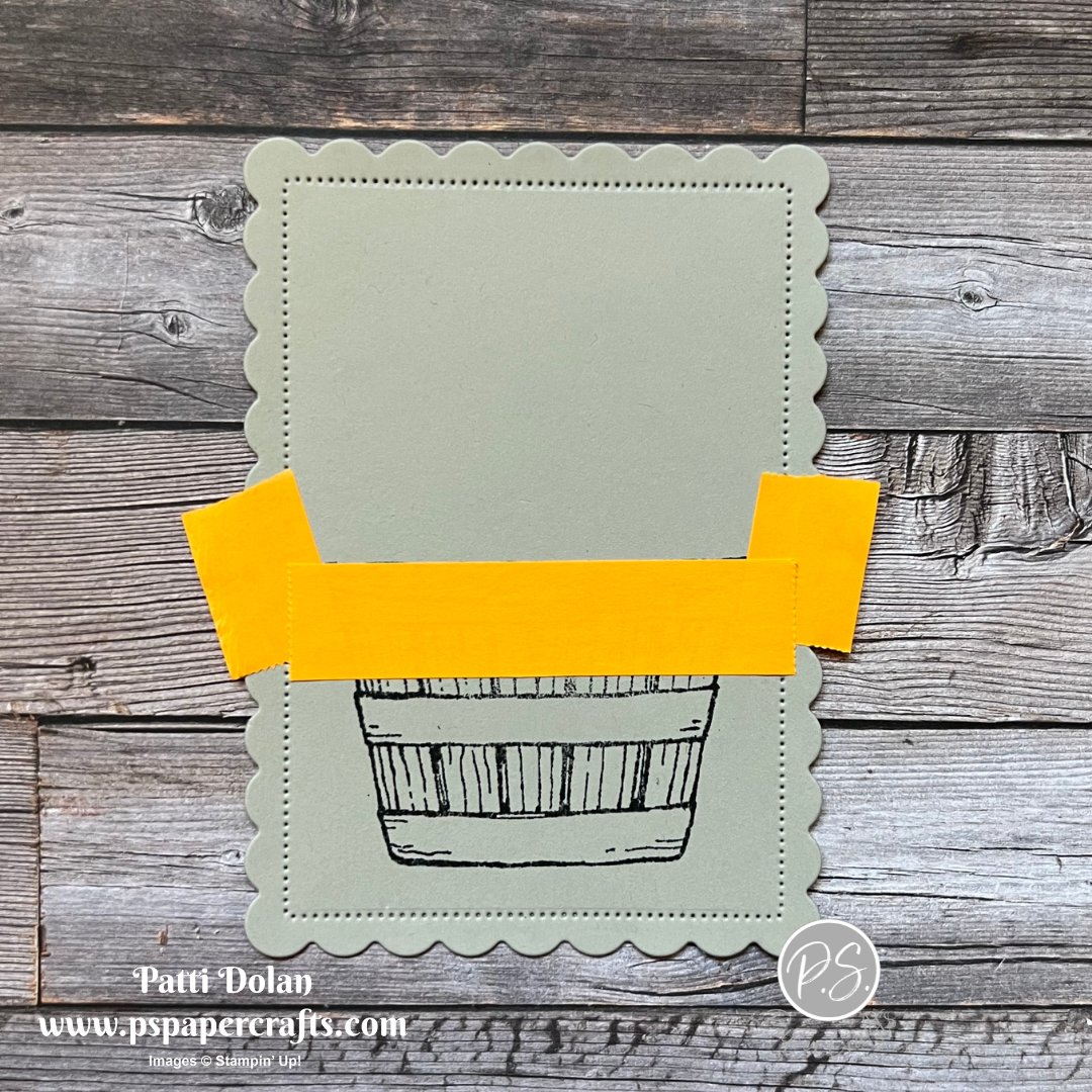 Cute Cheerful Basket Card — P.S. Paper Crafts