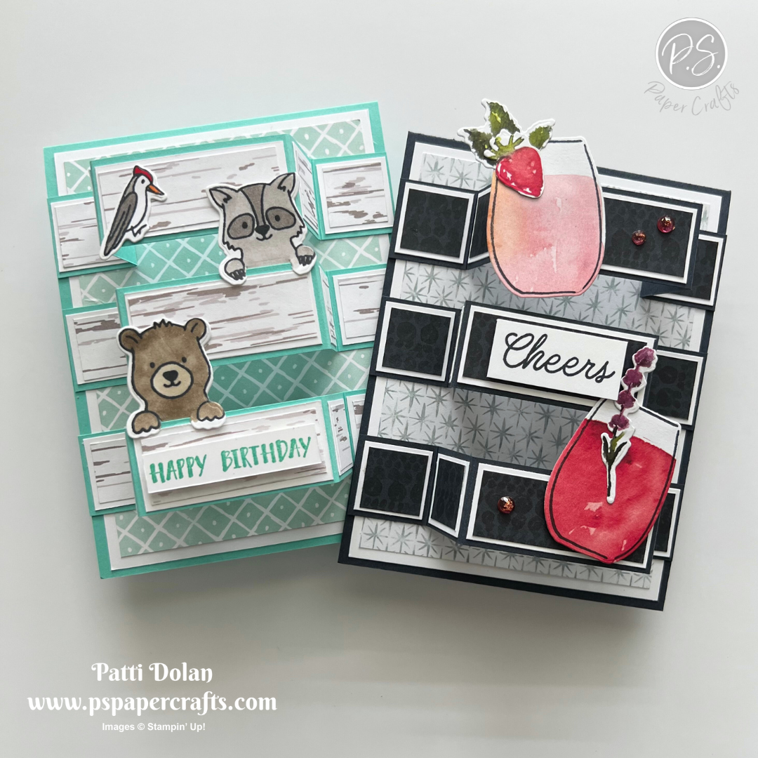 Triple Balcony Fold Cards — P.S. Paper Crafts