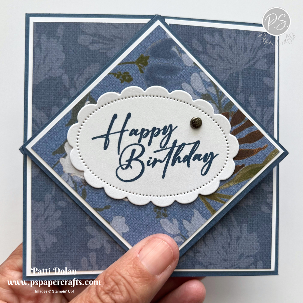 Triple Floating Diamond Cards — P.S. Paper Crafts