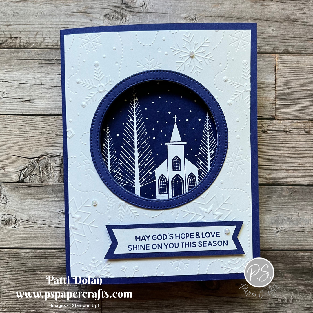 Beautiful Peekaboo Christmas Card — P.S. Paper Crafts