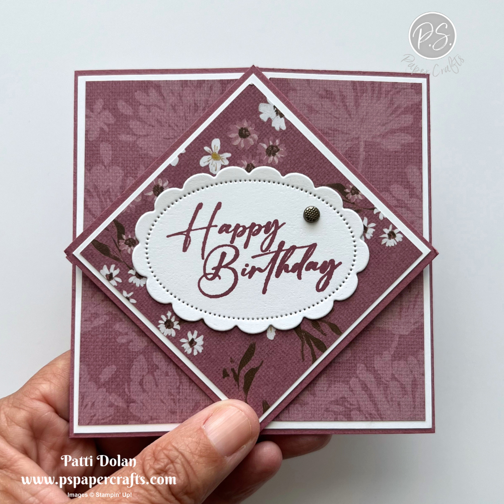 Triple Floating Diamond Cards — P.S. Paper Crafts