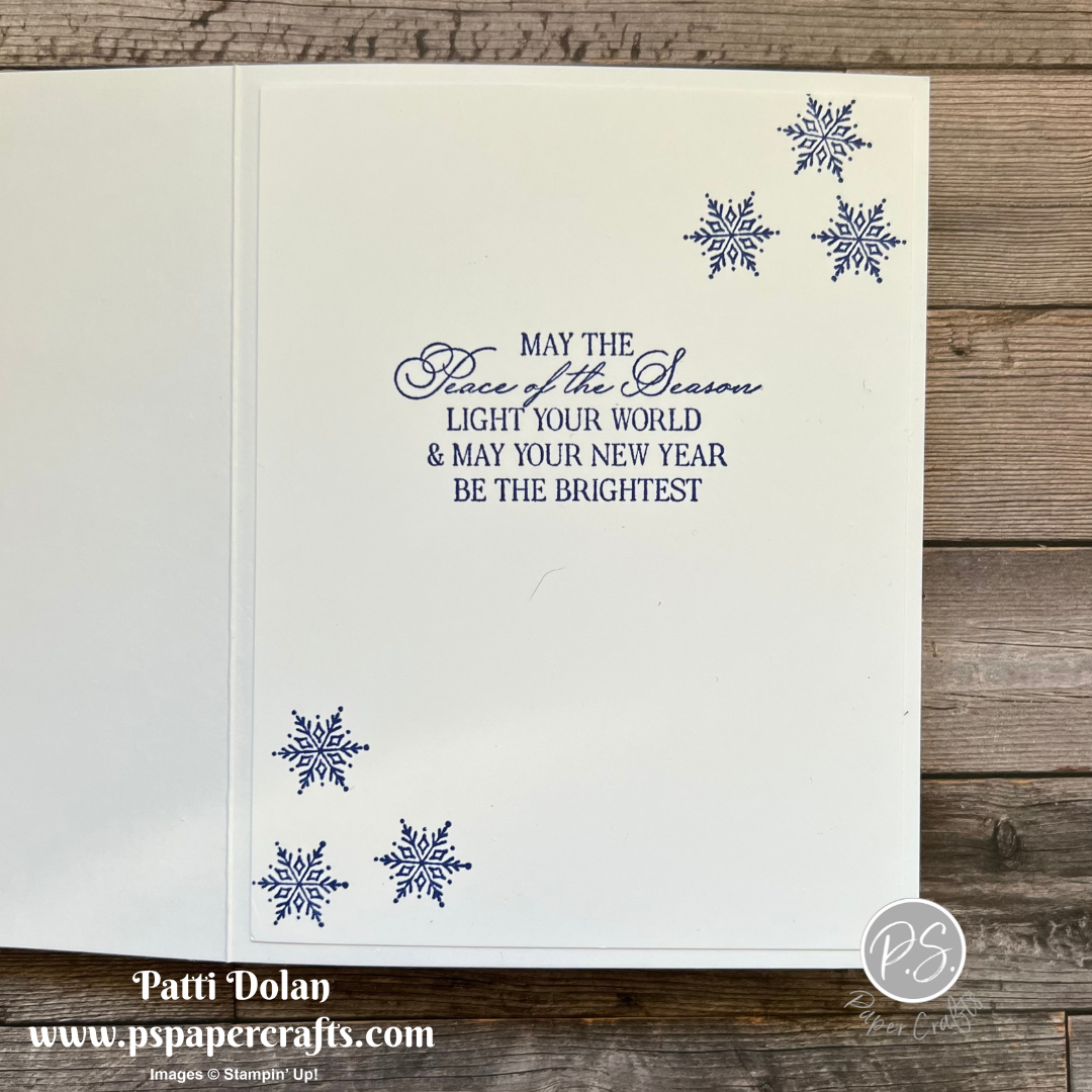 Snow Crystal Christmas Card — P.S. Paper Crafts