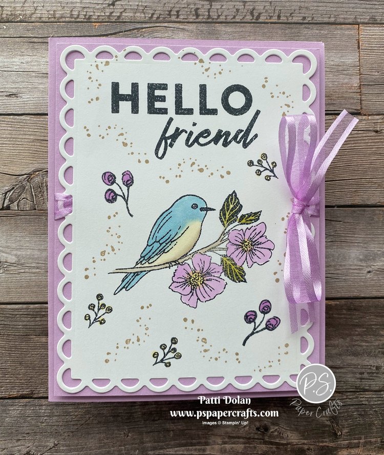 Hello Friend Card — P.S. Paper Crafts