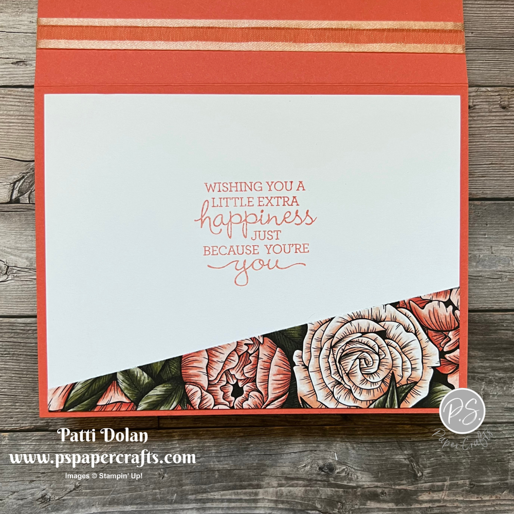 Gorgeous Drapery Fold Card — P.S. Paper Crafts