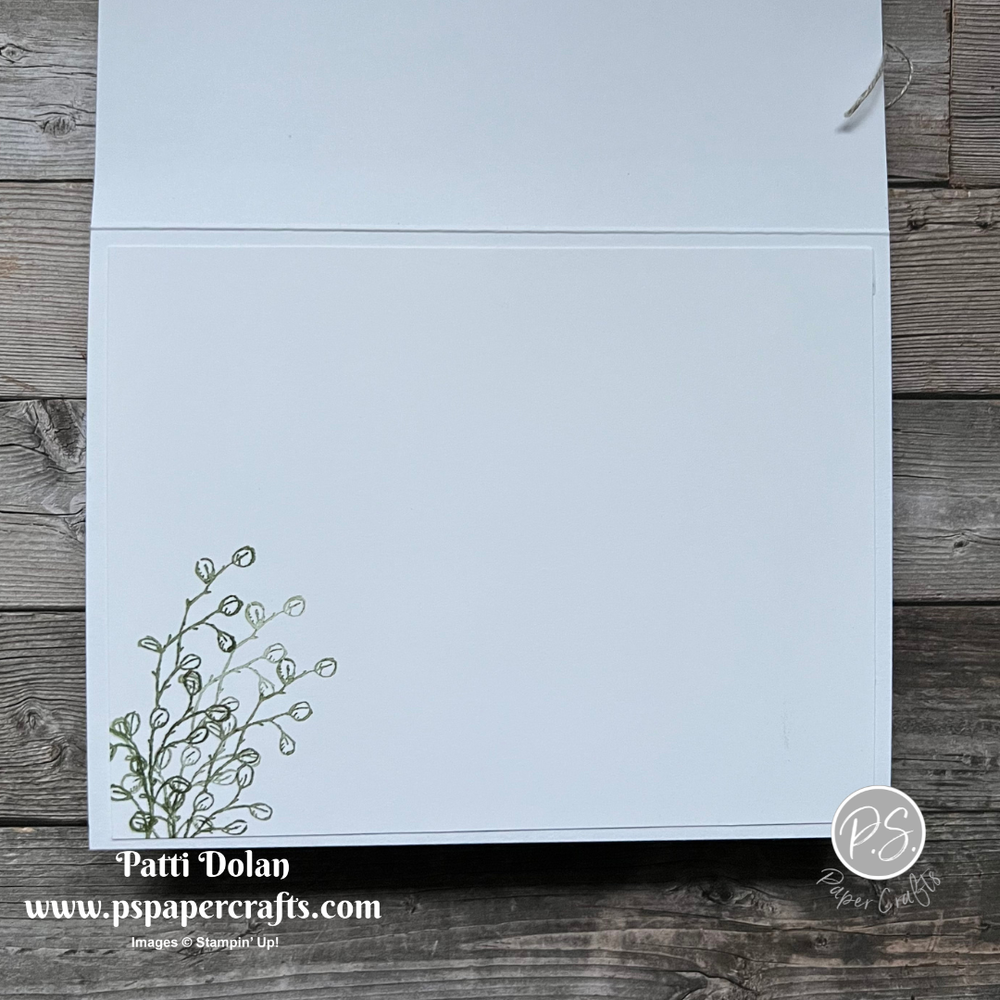 Dainty Flowers Thank You Card — P.S. Paper Crafts